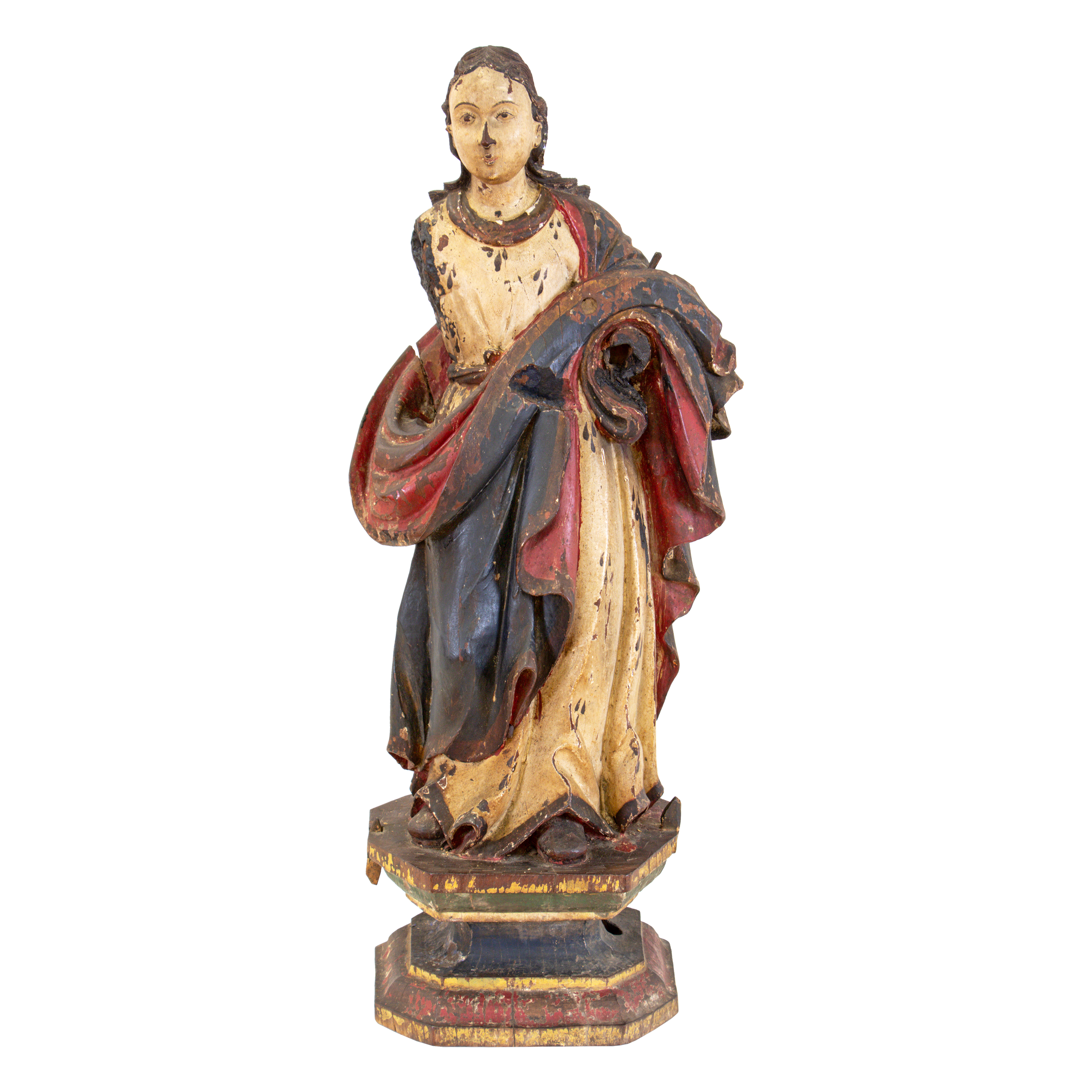 - A large de tallado ‘Our Lady of the Most Holy Rosary’ figure in ...