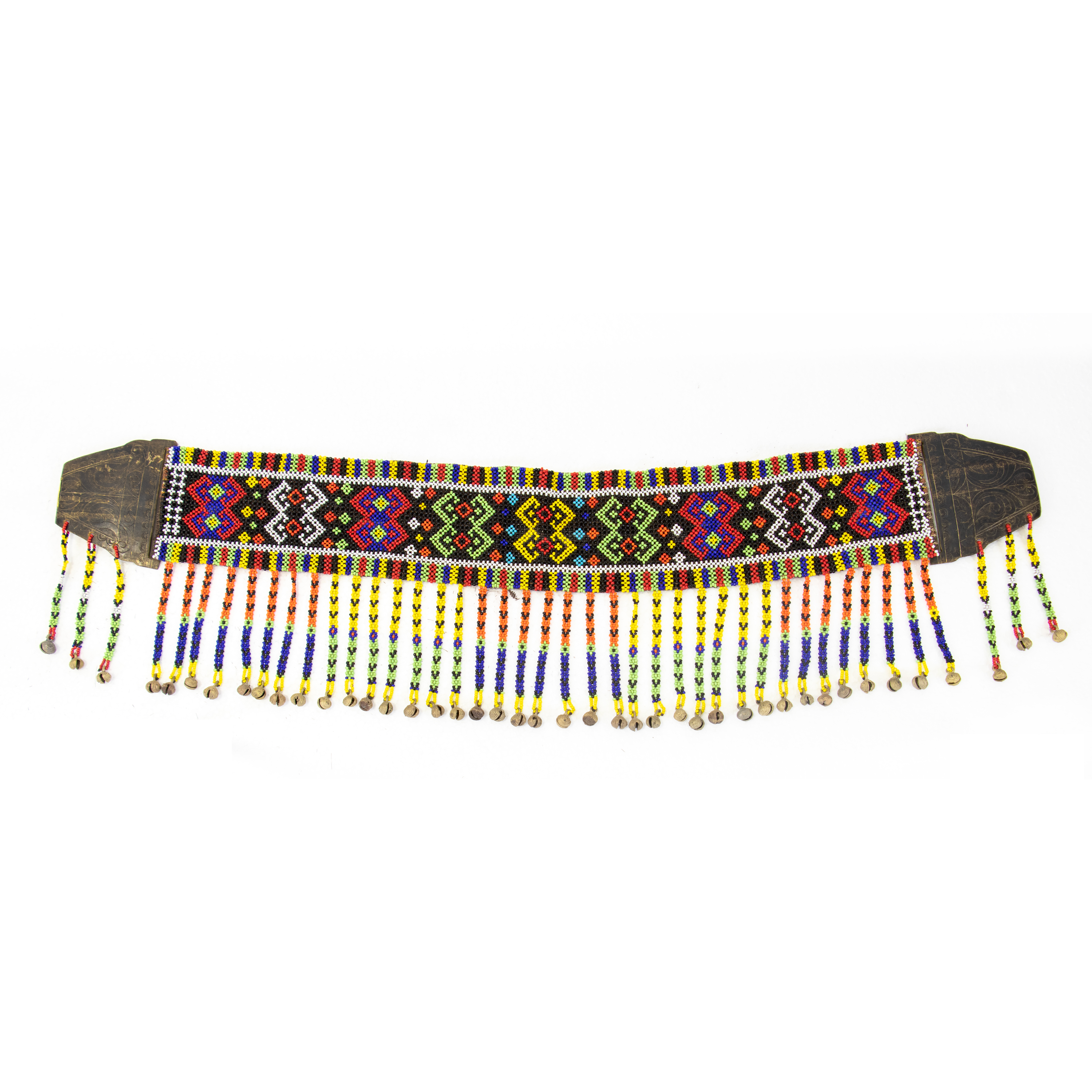 - A multicolored Bagobo women's belt