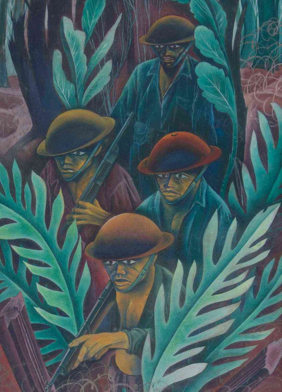 Cesar Legaspi (1917–1994) - Untitled (Guerillas)