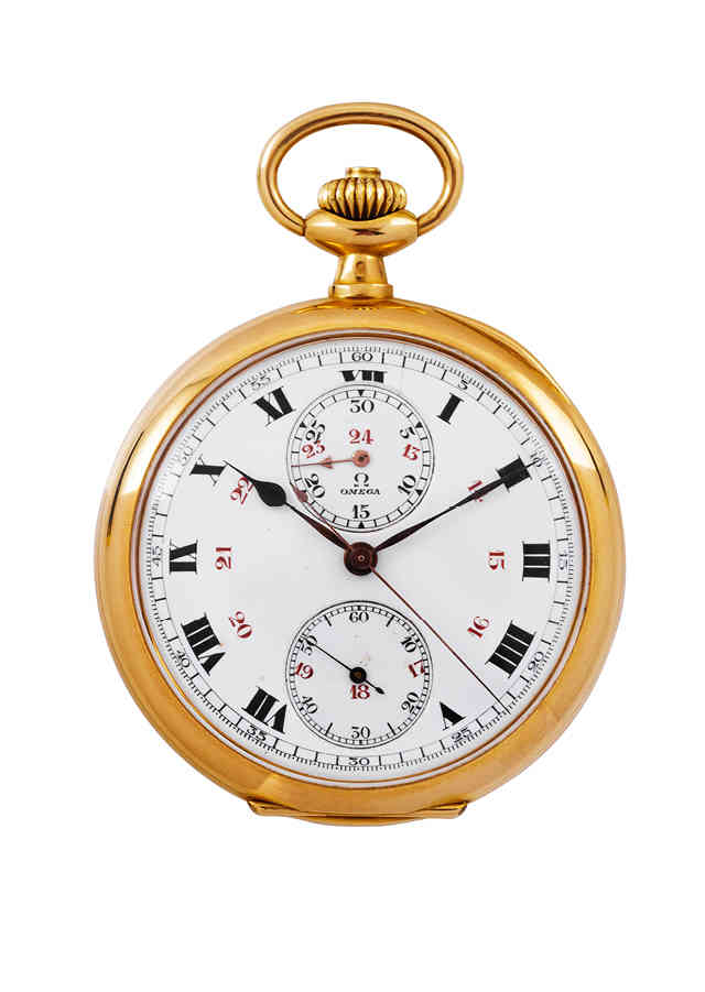 OMEGA - An Open Face Pocket Watch, 50mm