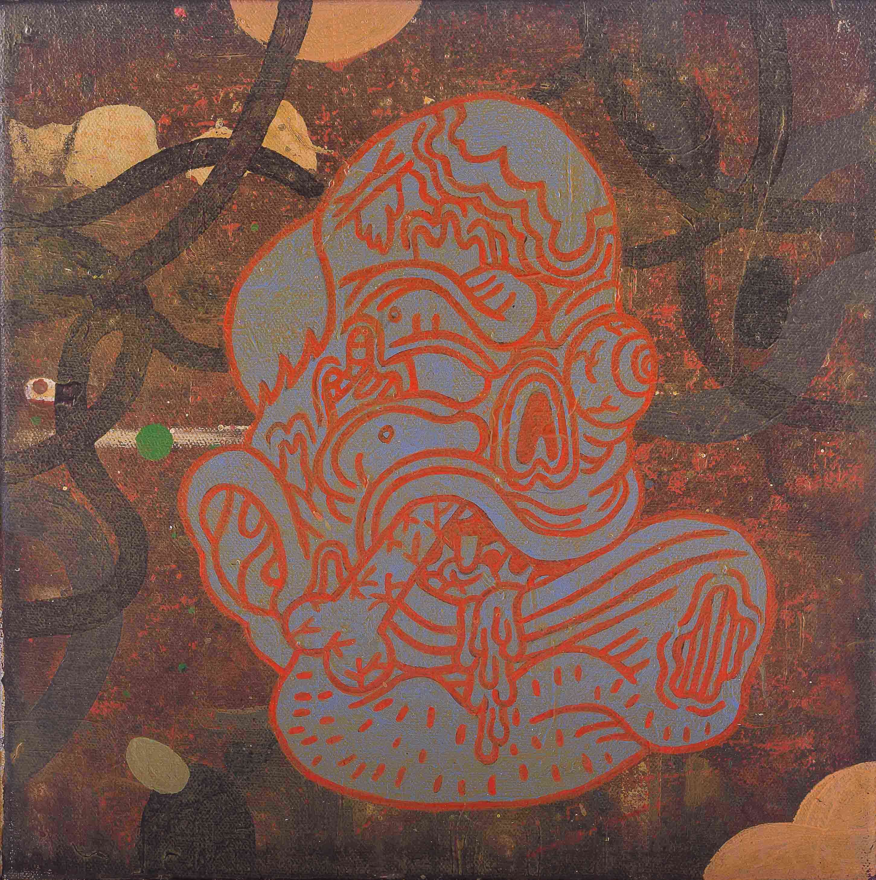 Louie Cordero (b. 1978) - Turd Painting III