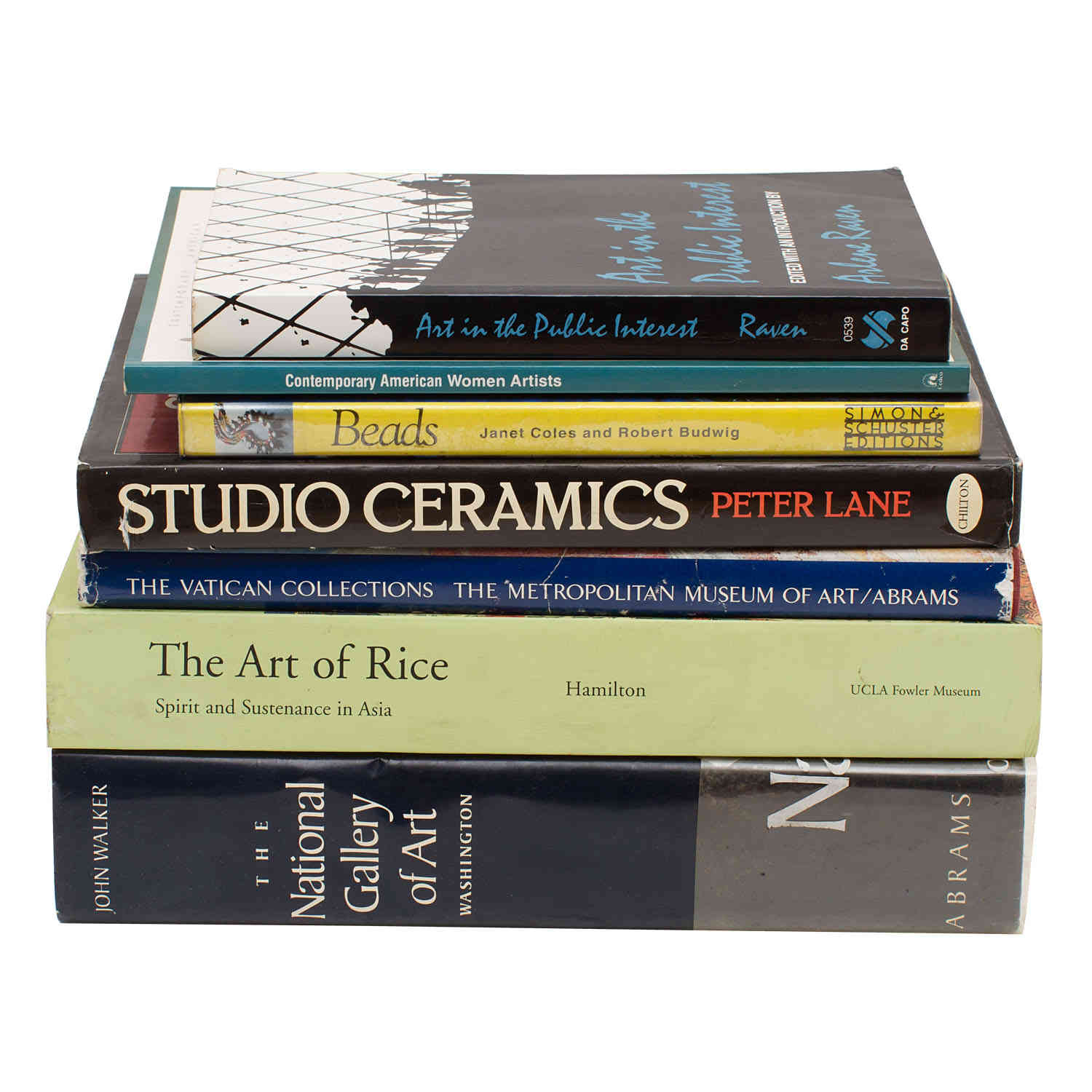 A lot of 7 books relating to art and visual culture