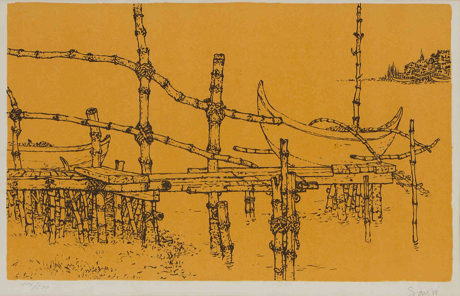 Juvenal Sansó (b. 1929) - Untitled (Baklad)