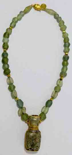 Excavated glass beads and gold beads from Indonesia and the Philippines ...