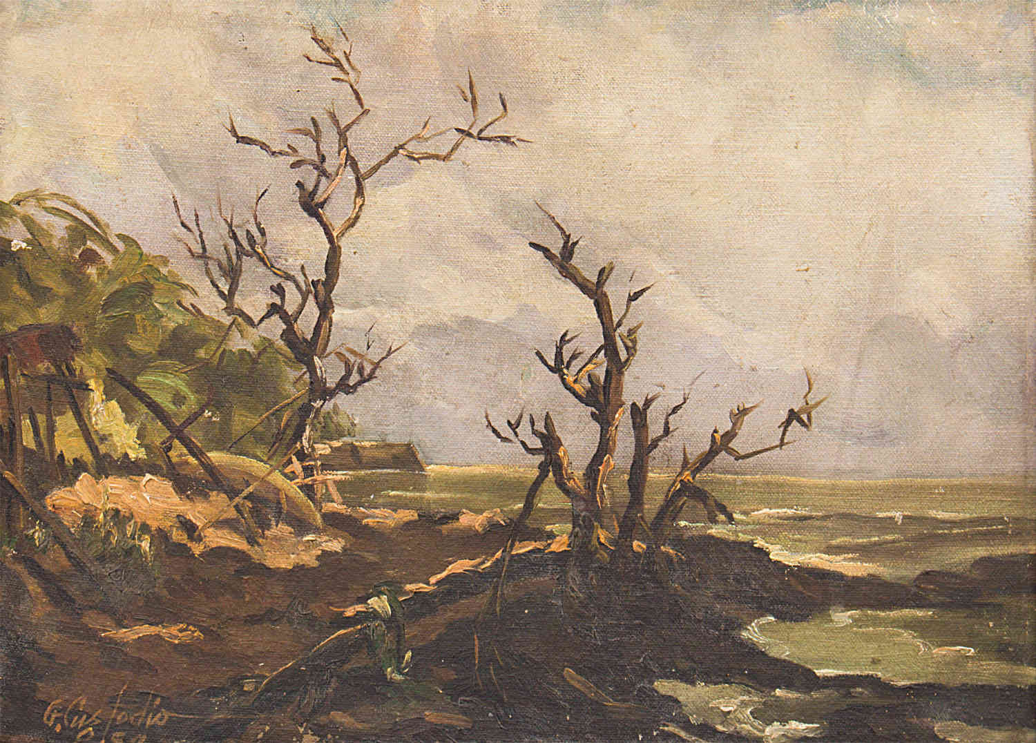 Gabriel Custodio (1912–1993) - Untitled (Landscape)