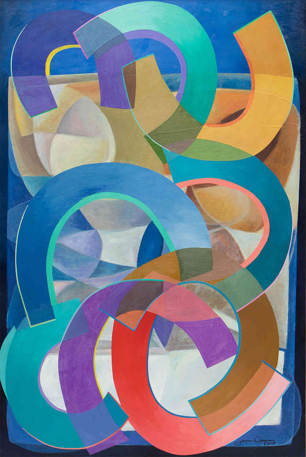 Jaime Roque (b. 1947) - Untitled (Abstract)