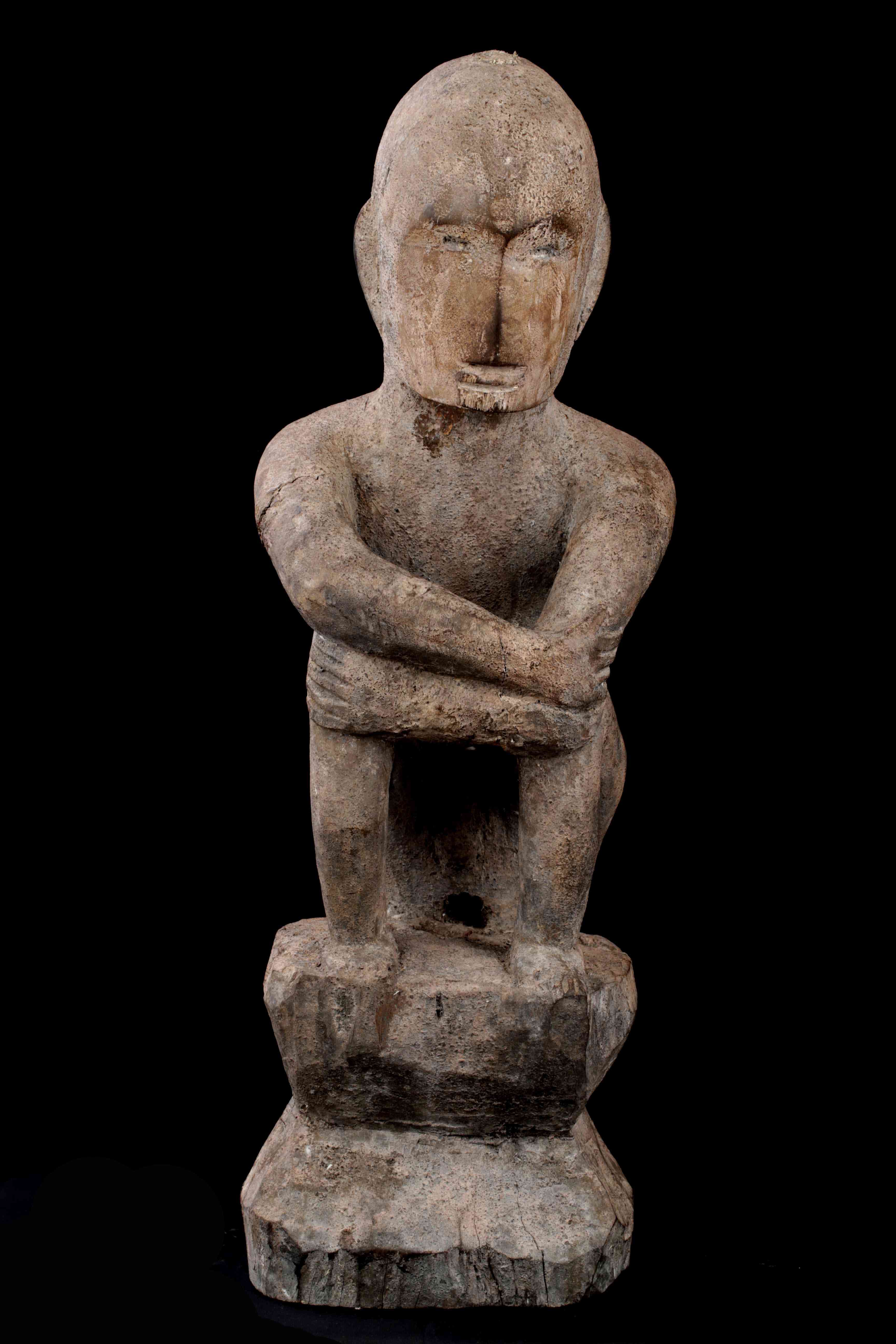 A fine bulul figure - Ifugao People, Northern Luzon