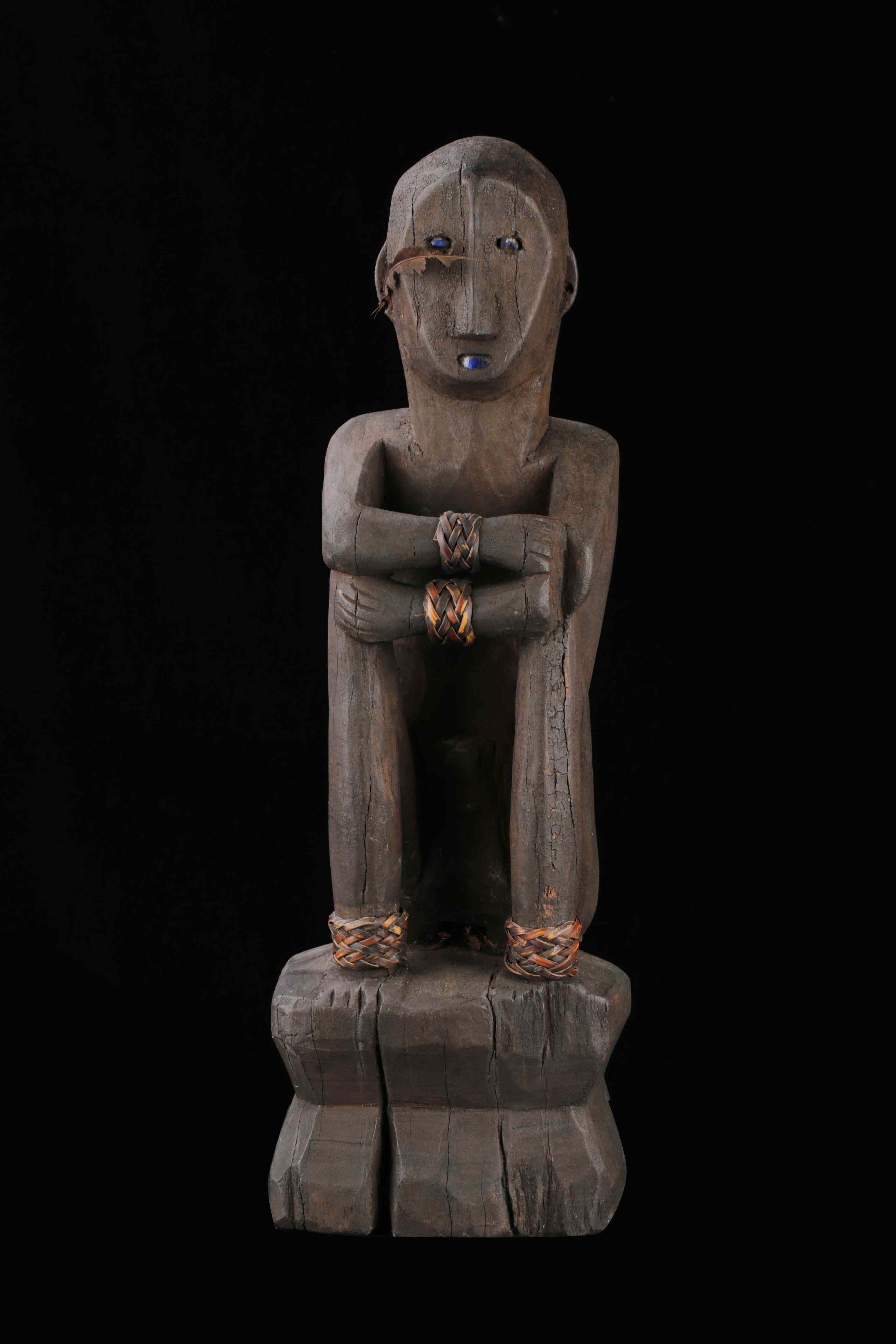 A seated bulul figure - Lagawe, Ifugao