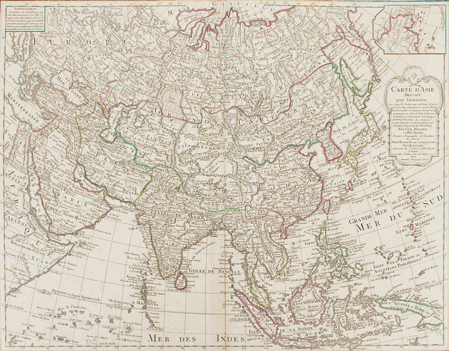 Joseph-Nicolas Delisle (1688–1768) and Philippe Buache (1700–1773 ...