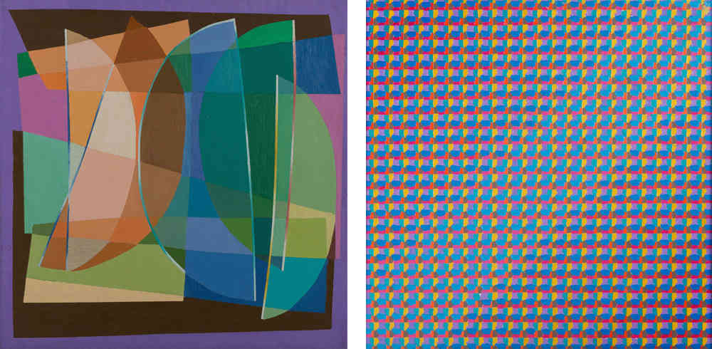 Jaime Roque (b. 1947) - A lot of two abstract paintings