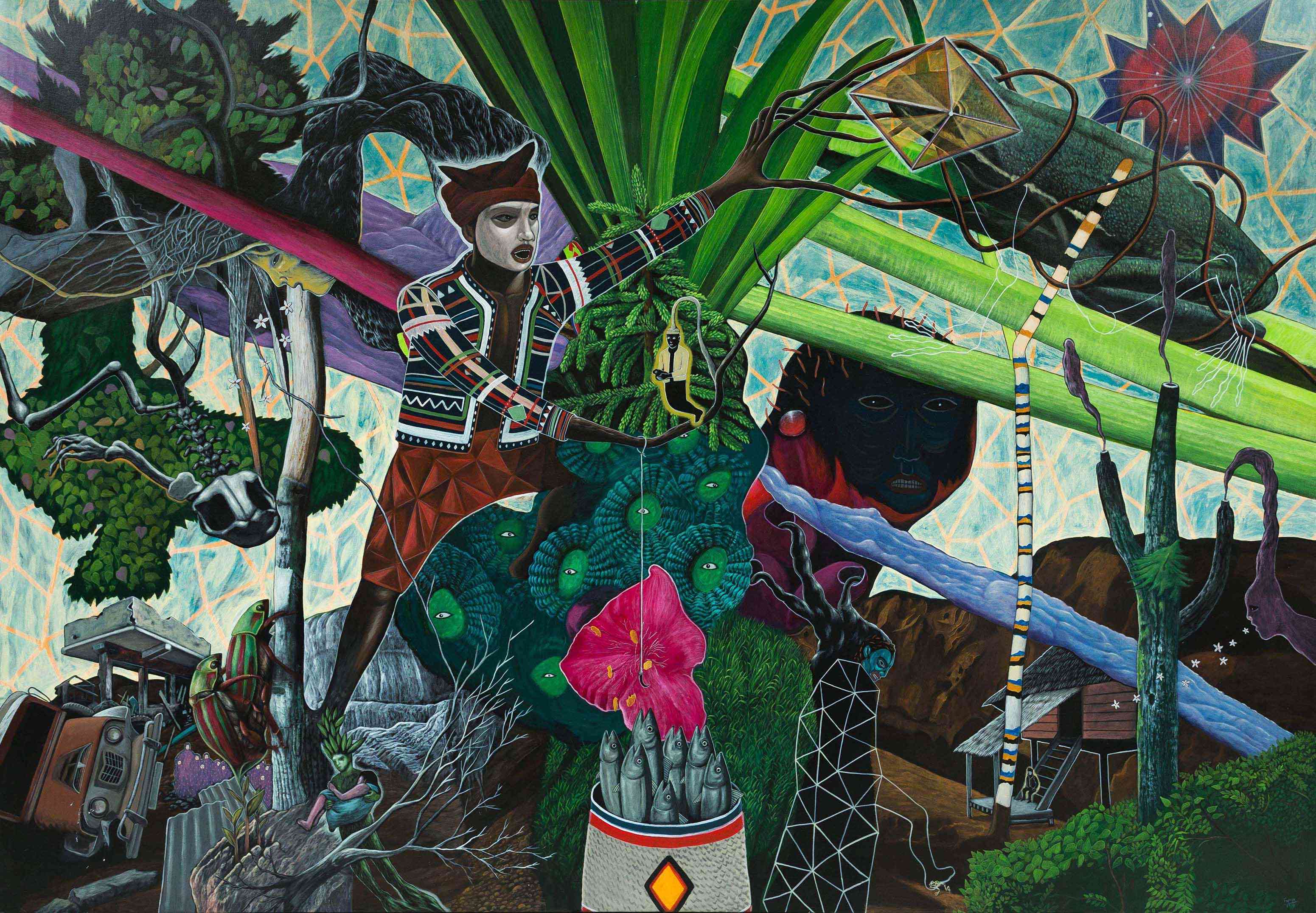 Rodel Tapaya (b. 1980) - The Magic Frog