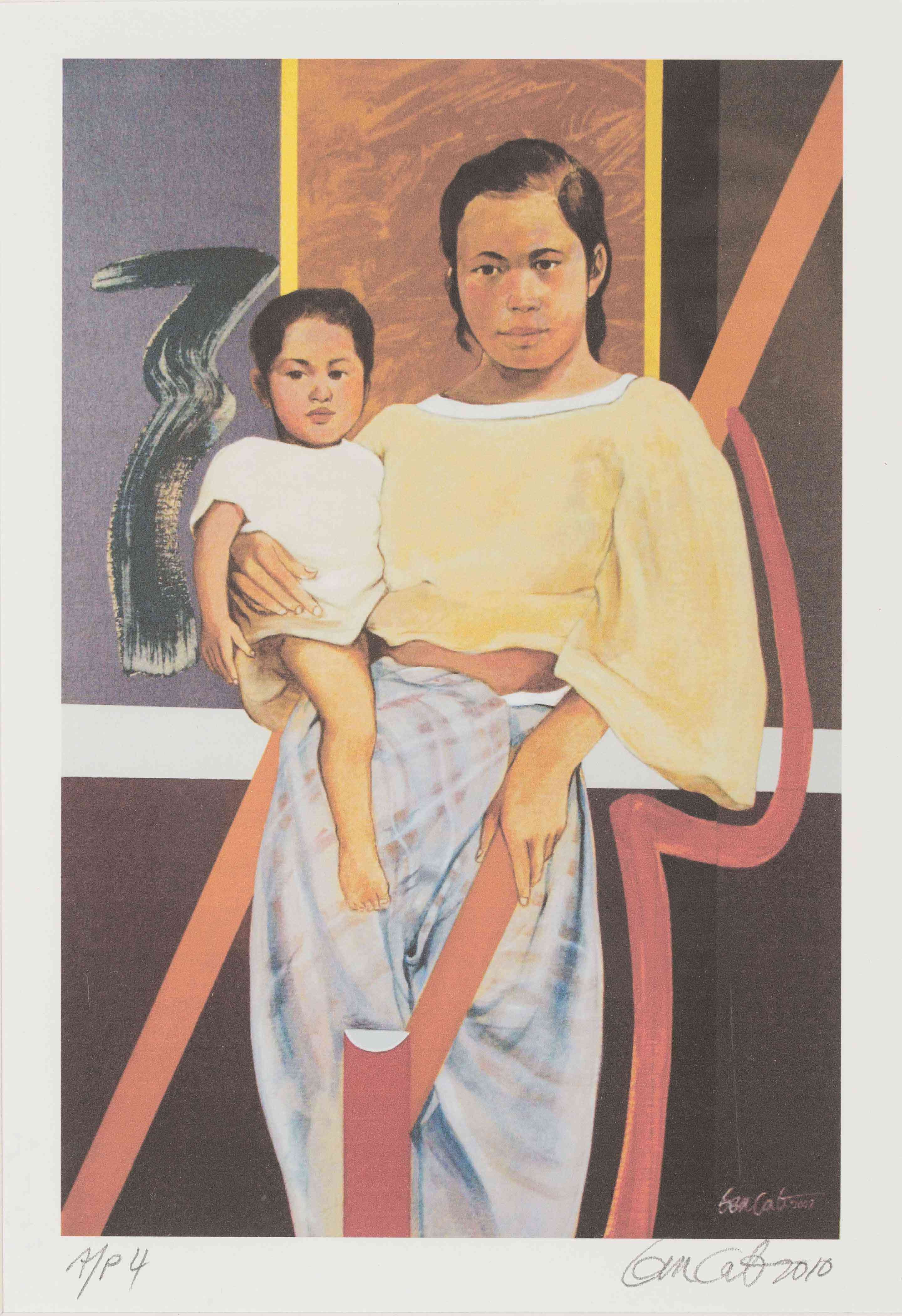 BenCab (b.1942) - Untitled (From Larawan Series)