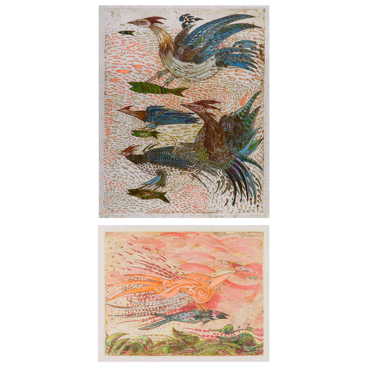 Virgilio Aviado (b. 1964) - A Lot of Two Prints