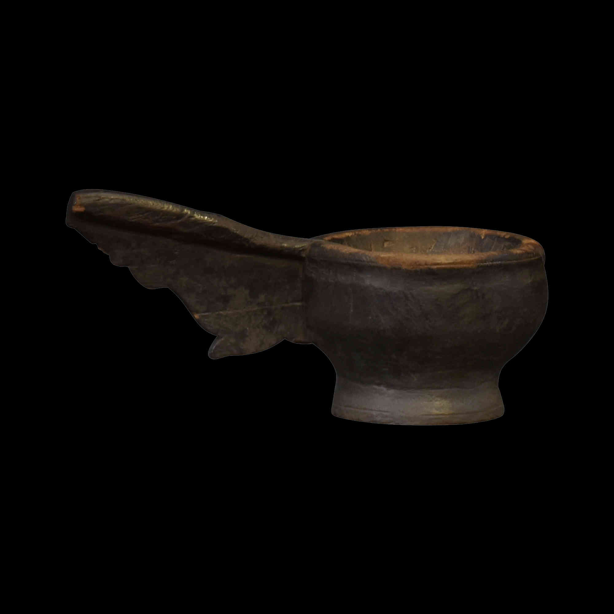 - A Lot of Three Maranao Mortar with Panulong Carving