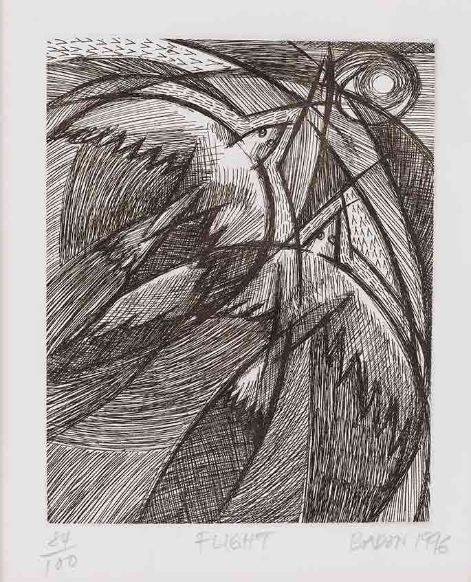 Philipp Badon (b. 1957) - Flight