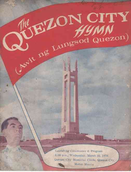 - 'The Quezon City Hymn' Music Sheet