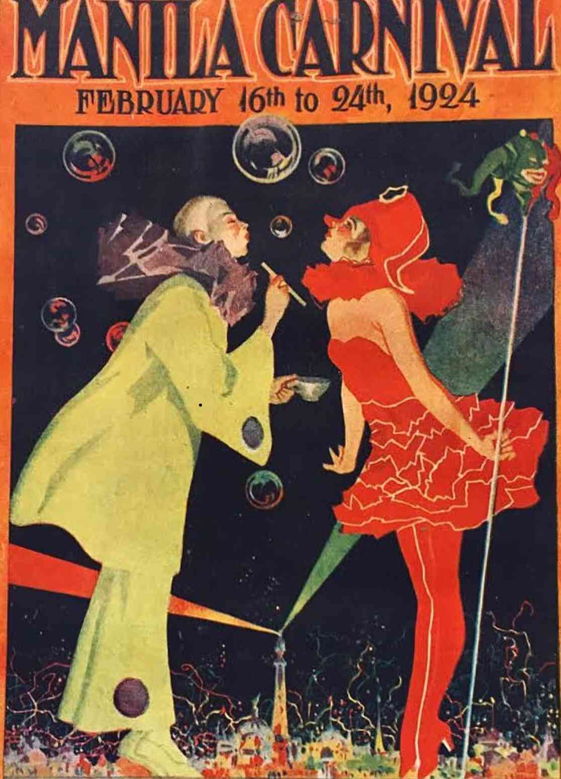 Manila Carnival Poster By Fernando Amorsolo