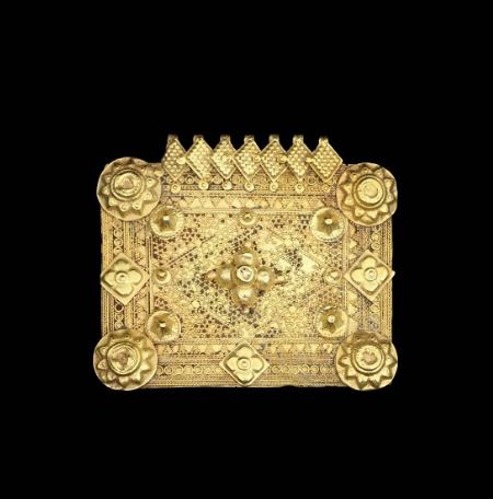 Excavated gold buckle - Surigao