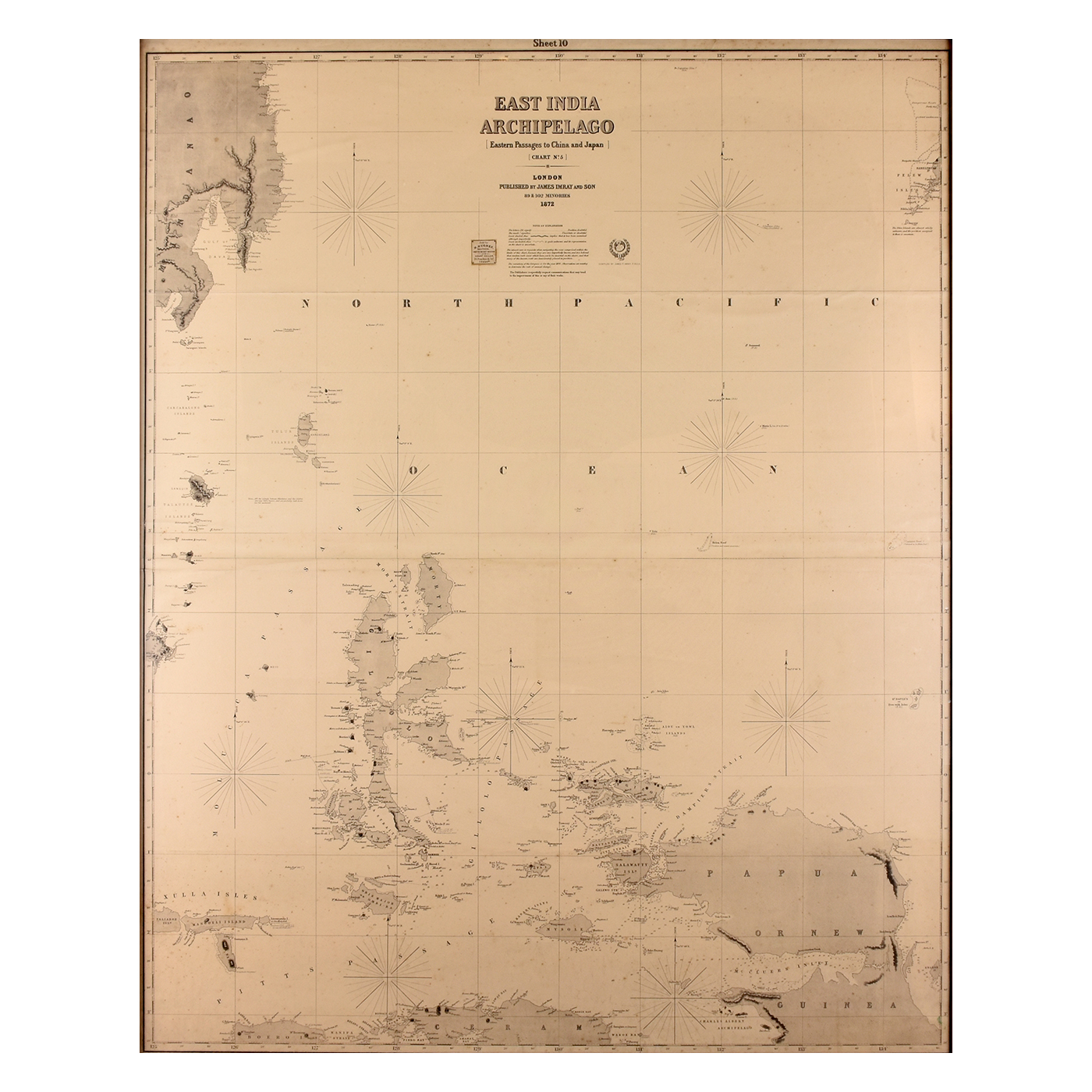 James Imray and Son - East India Archipelago (Chart No. 5) [Eastern Passages to China and Japan]