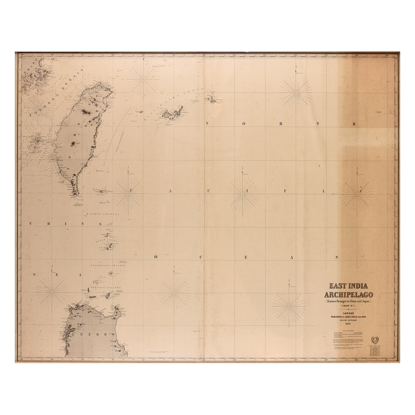 James Imray and Son - East India Archipelago (Chart No. 7) [Eastern Passages to China and Japan]