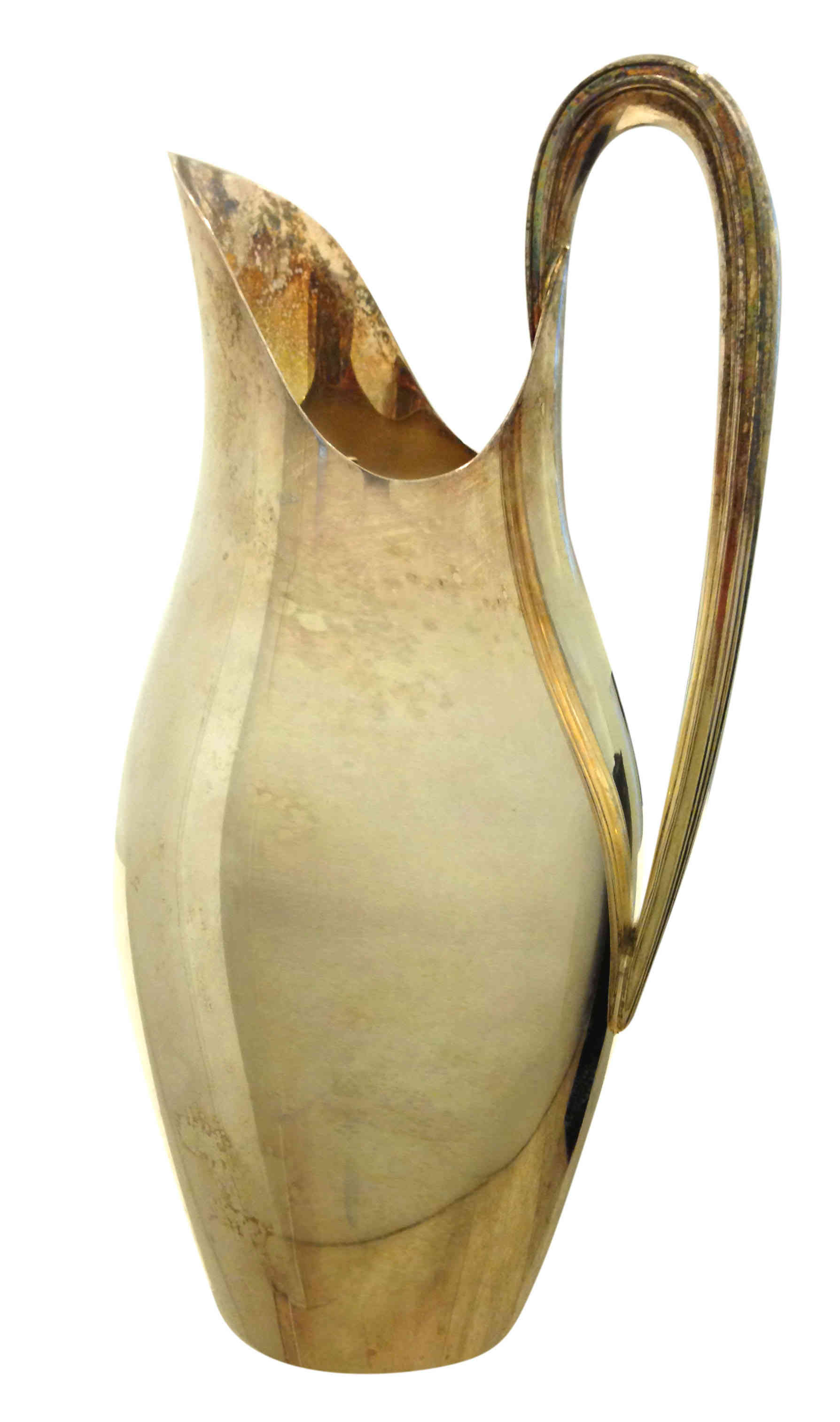 A modernist pitcher and two candy dishes