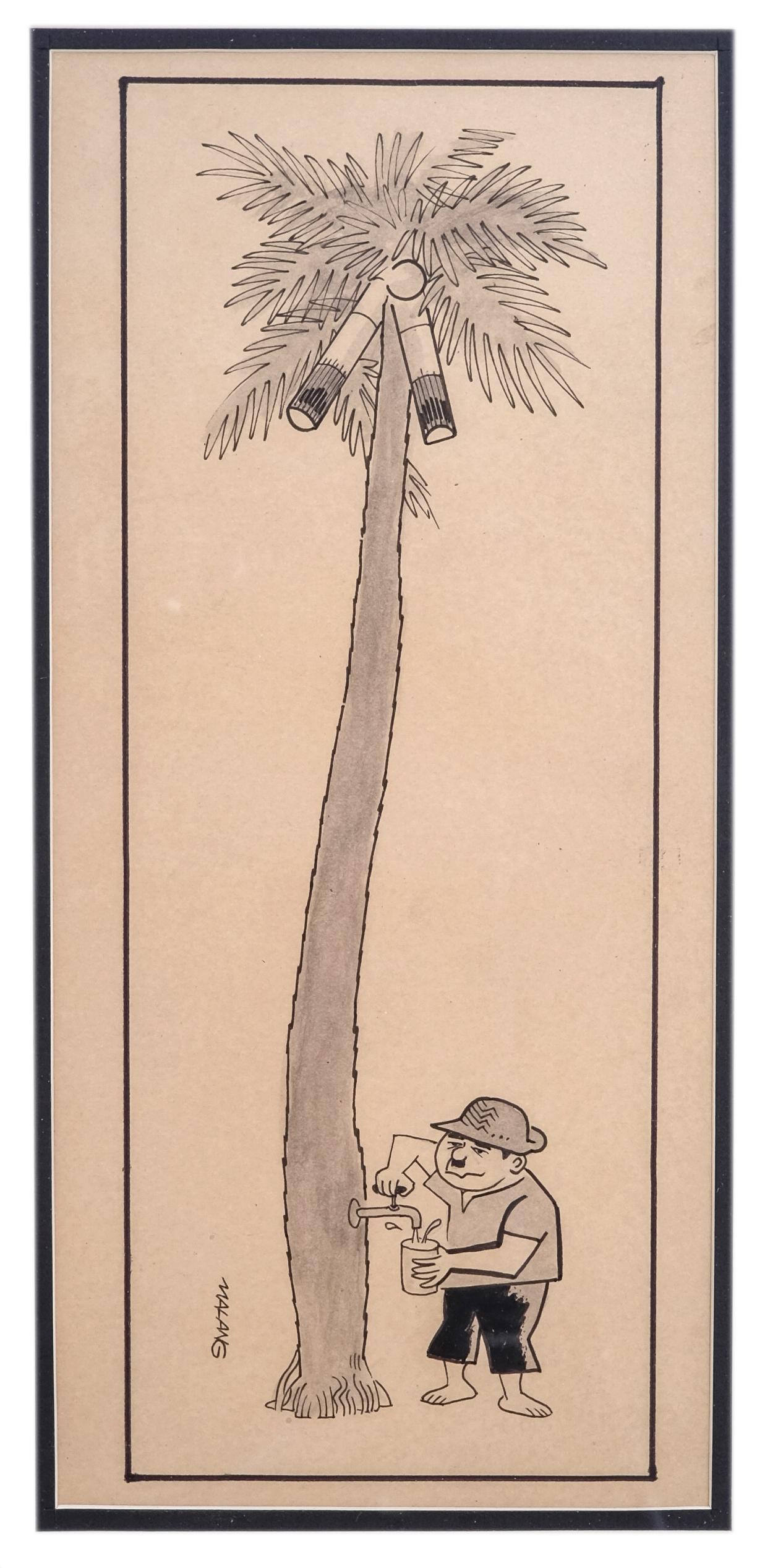 Mauro Malang Santos (1928 - 2017) - Untitled (Spot Cartoon)