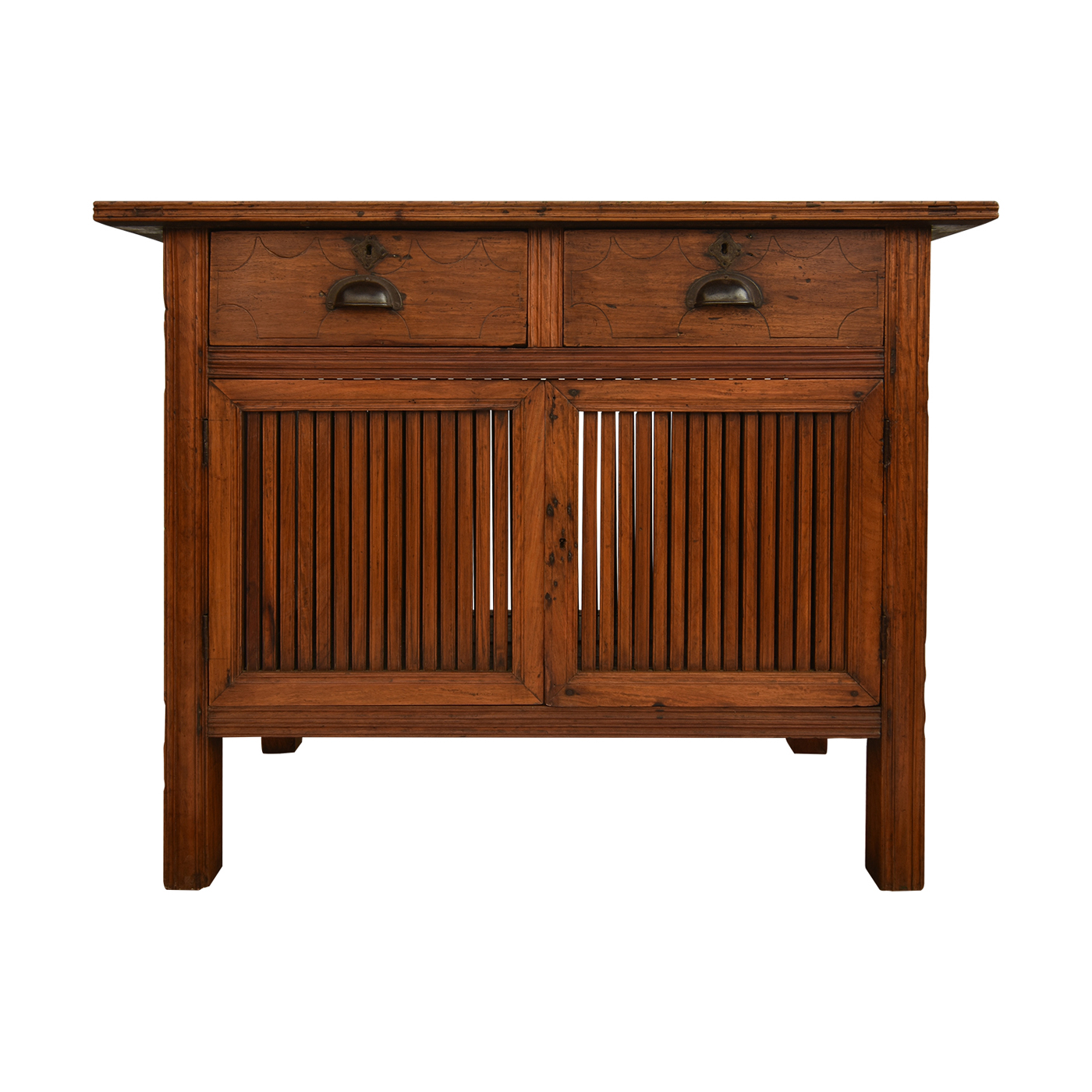 - A narra and molave slatted gallinera-table