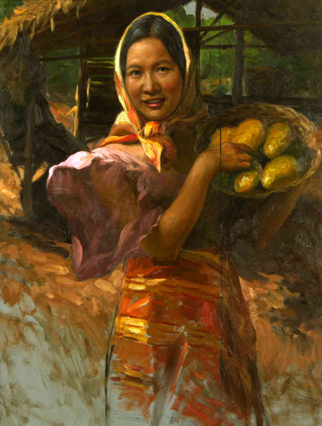 Romulo Galicano - Ang Tindera ng Mangga sa Palengke (Woman Selling ...