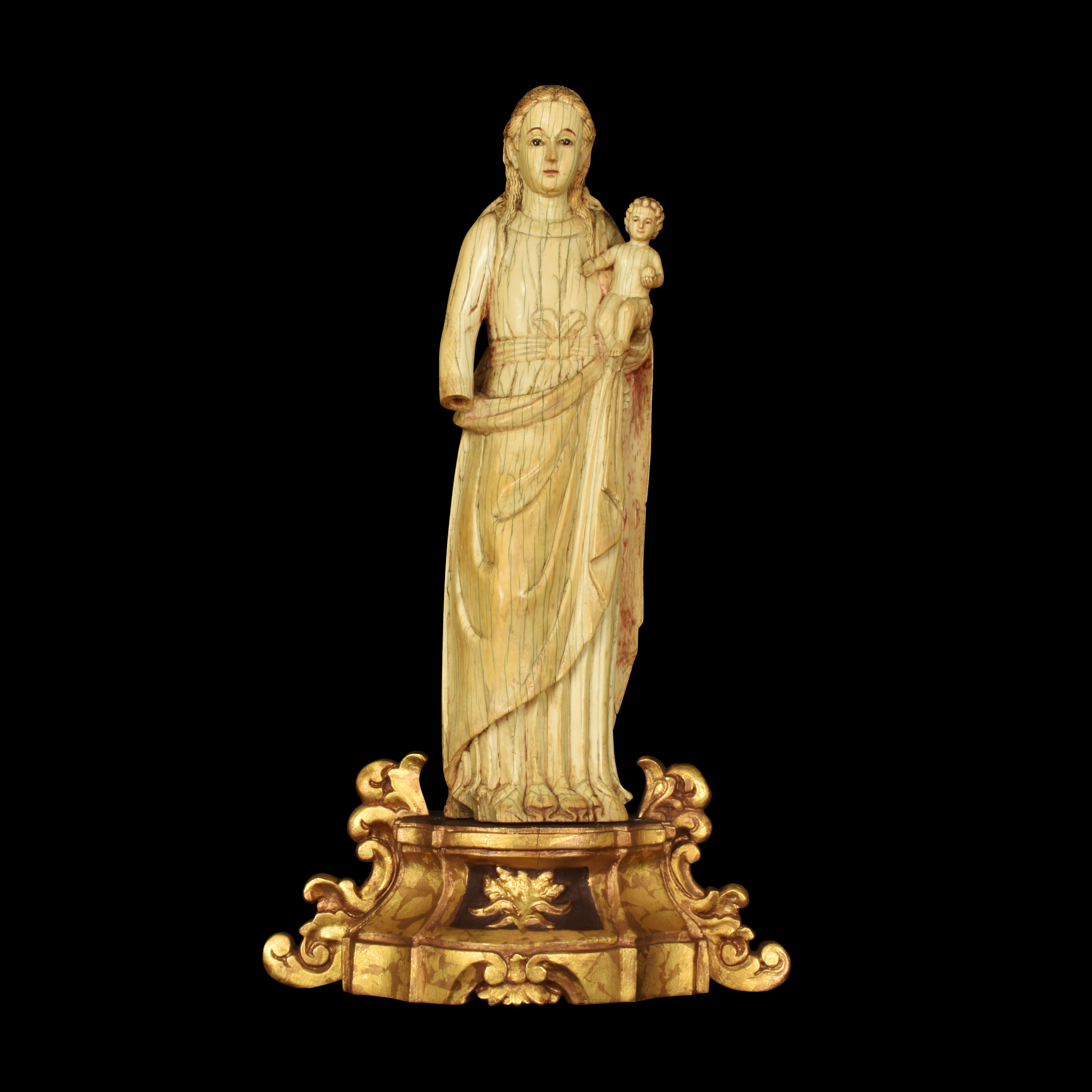 - A Solid Ivory Mother & Child