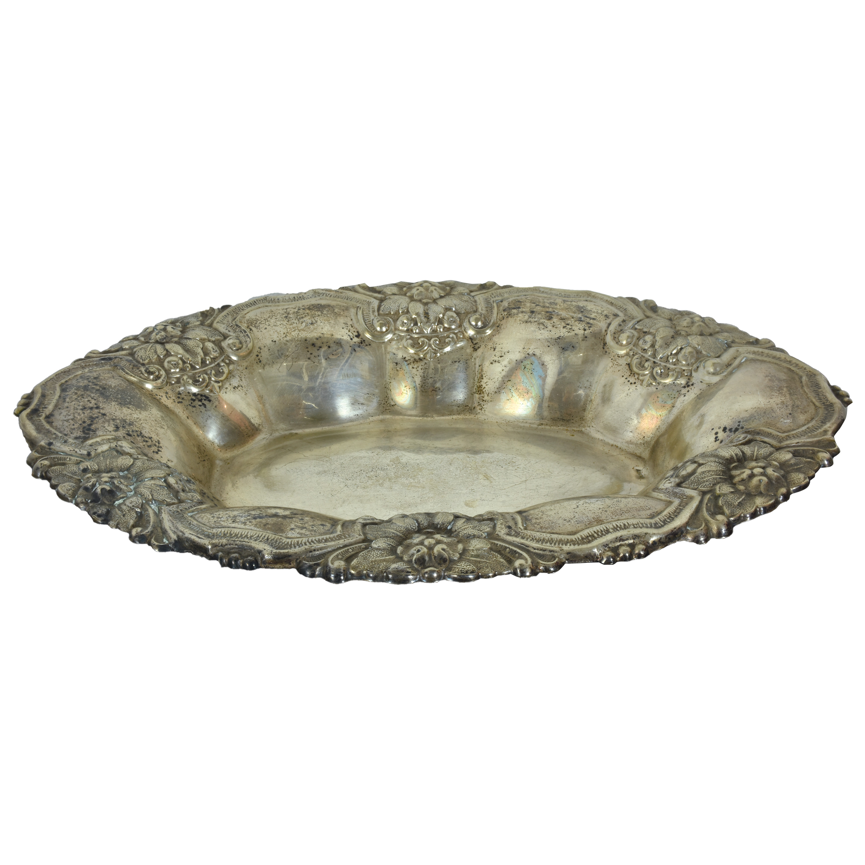 Alpaca - A alpaca silver serving platter