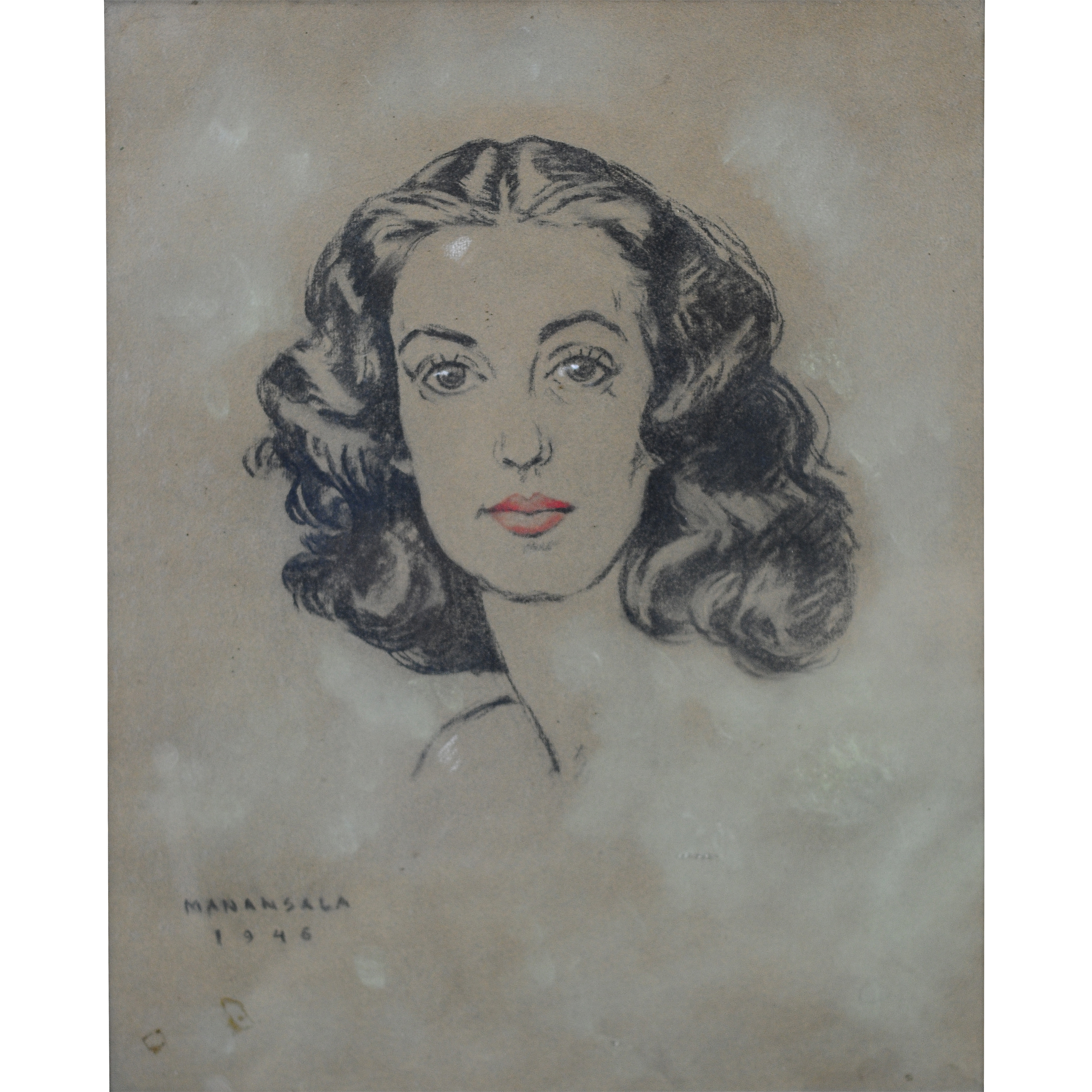 Vicente Manansala (1910 - 1981) - Untitled (Portrait)