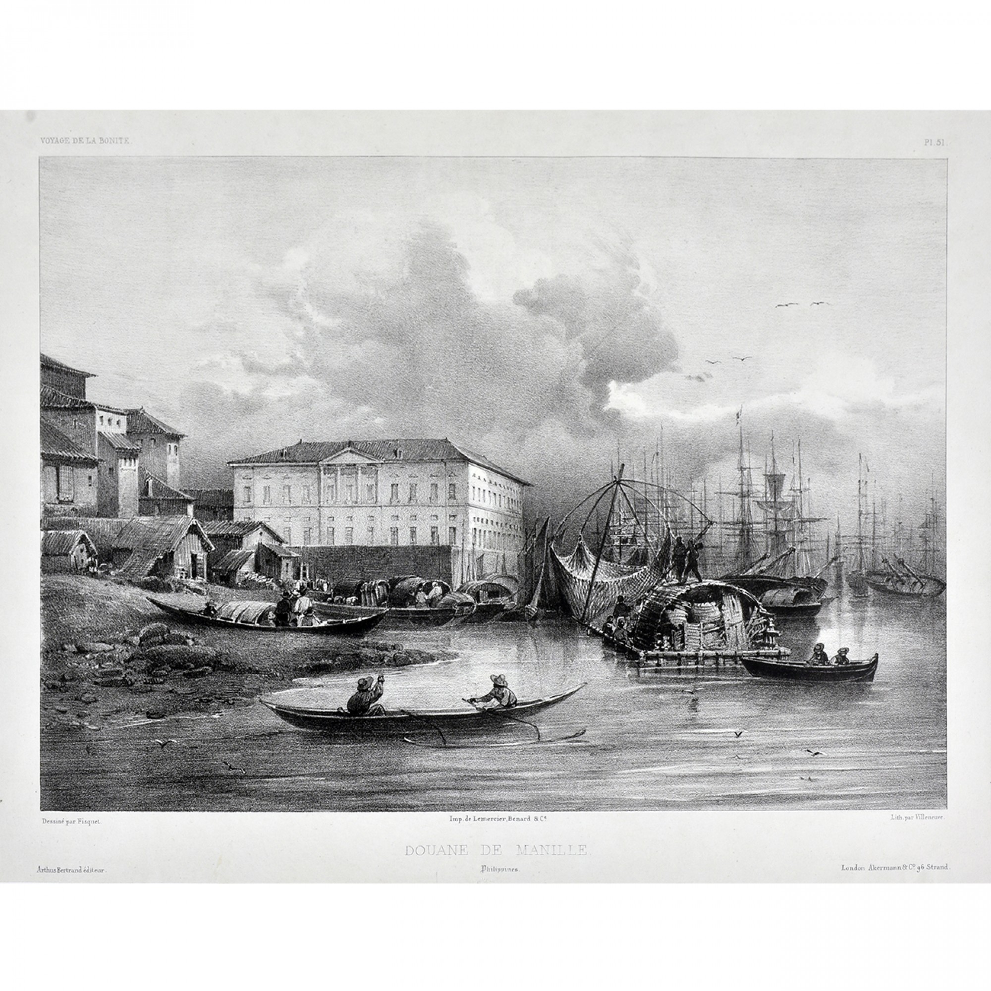 Auguste Nicholas Vaillant - Douane de Manille (Manila Customs House)