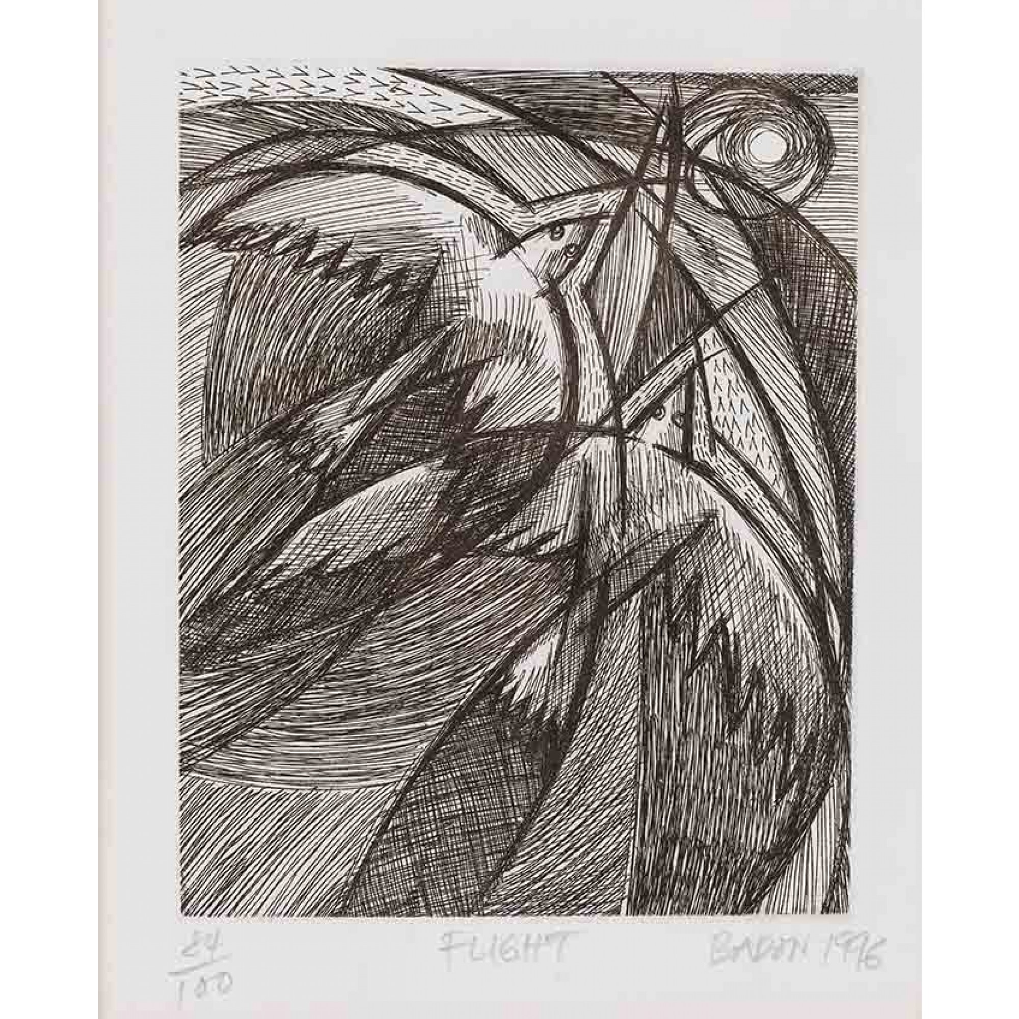 Philipp Badon (b. 1957) - Flight