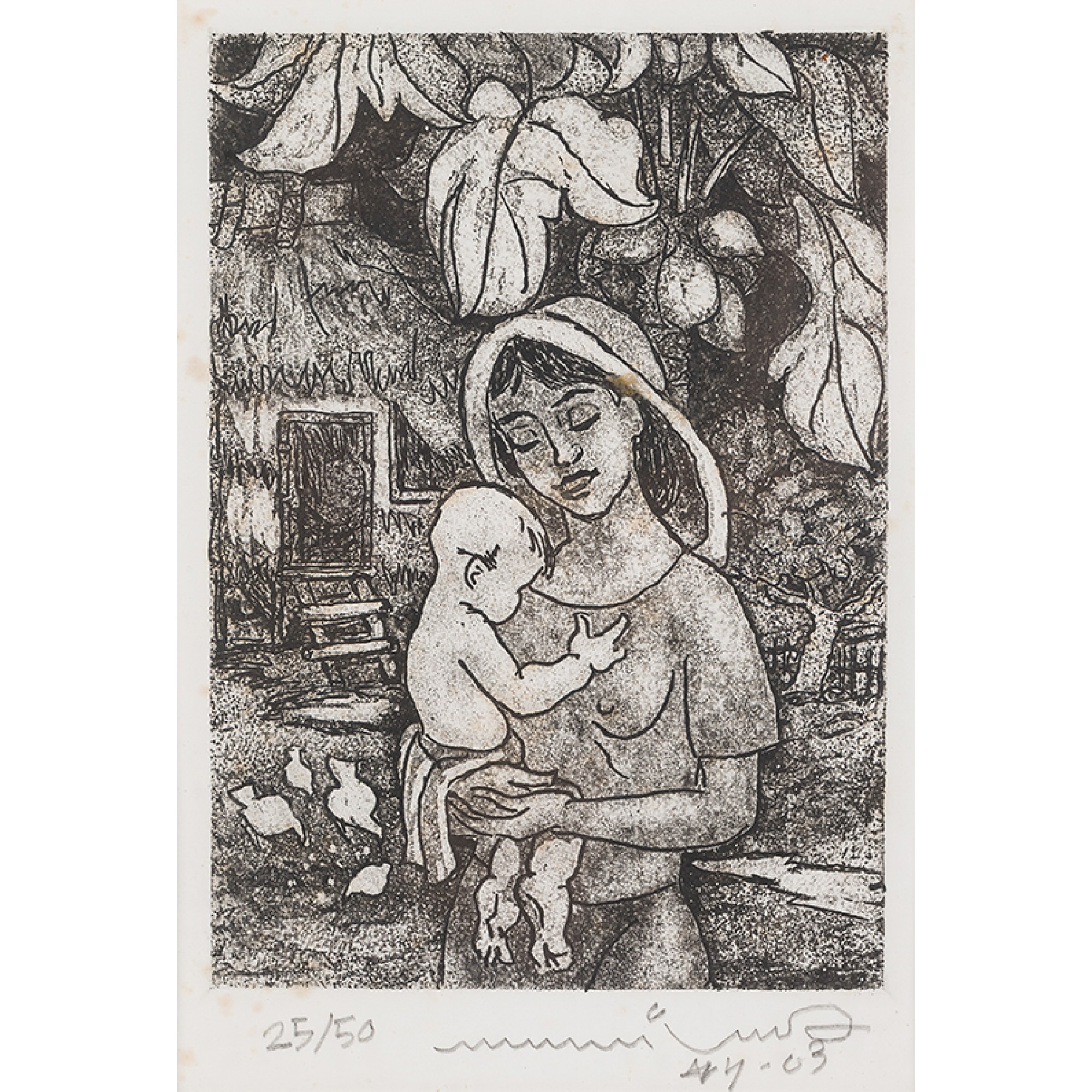 Manuel Rodriguez, Sr. (1912–2017) - Untitled (Mother and Child)
