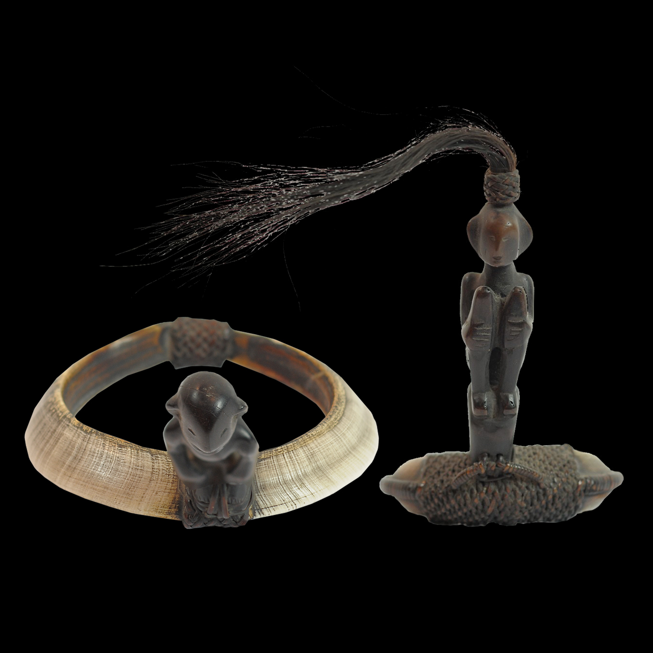 - A pair of Tangkil or a head hunter's arm band