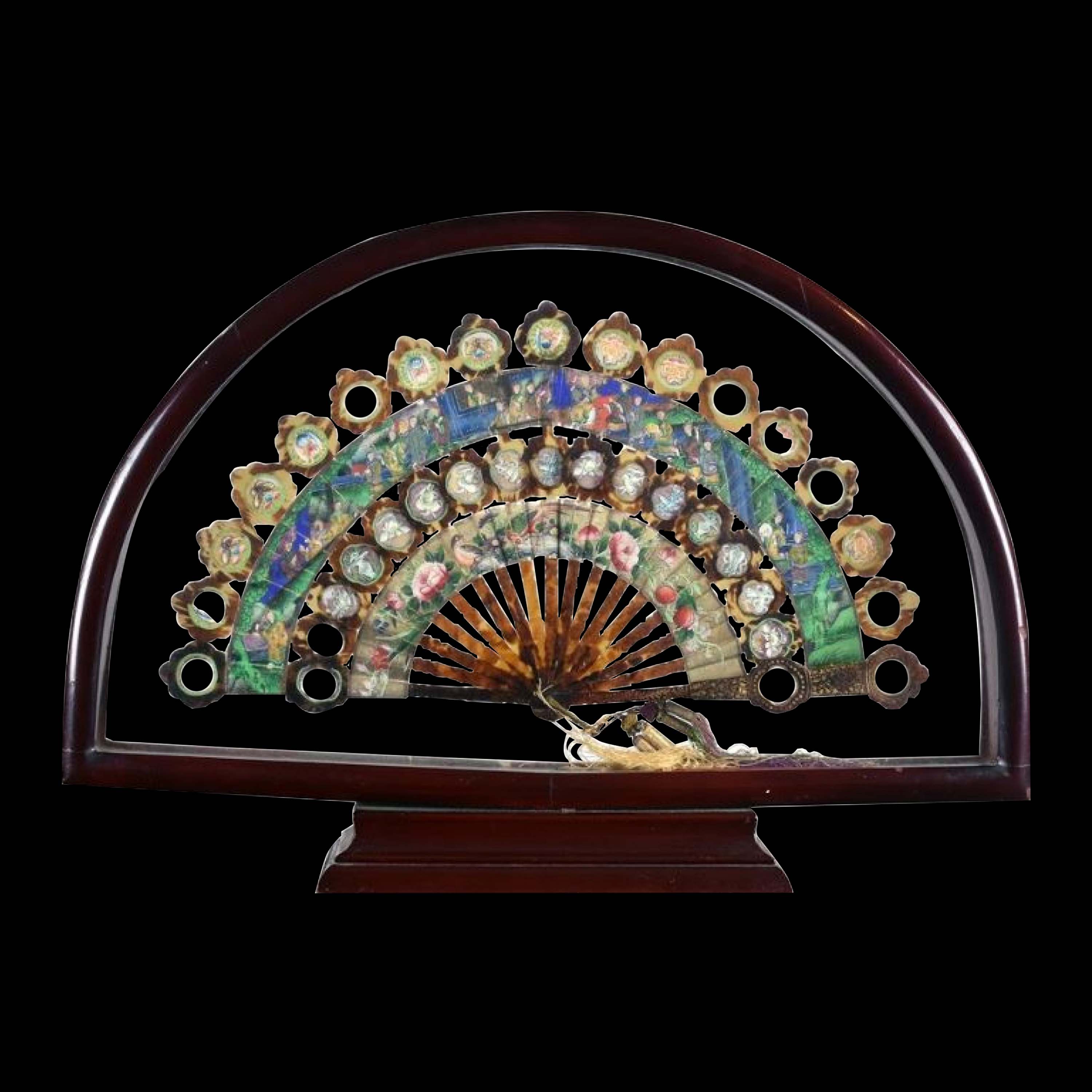 A tortoise shell fan