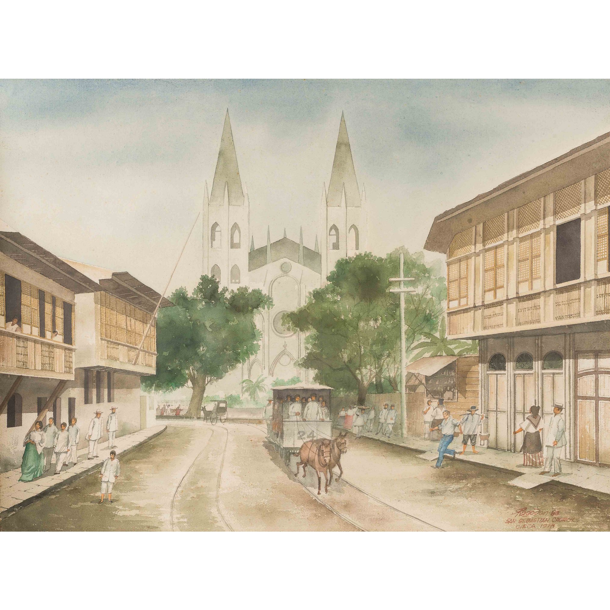 Rodolfo Ragodon (b. 1929) - San Sebastian