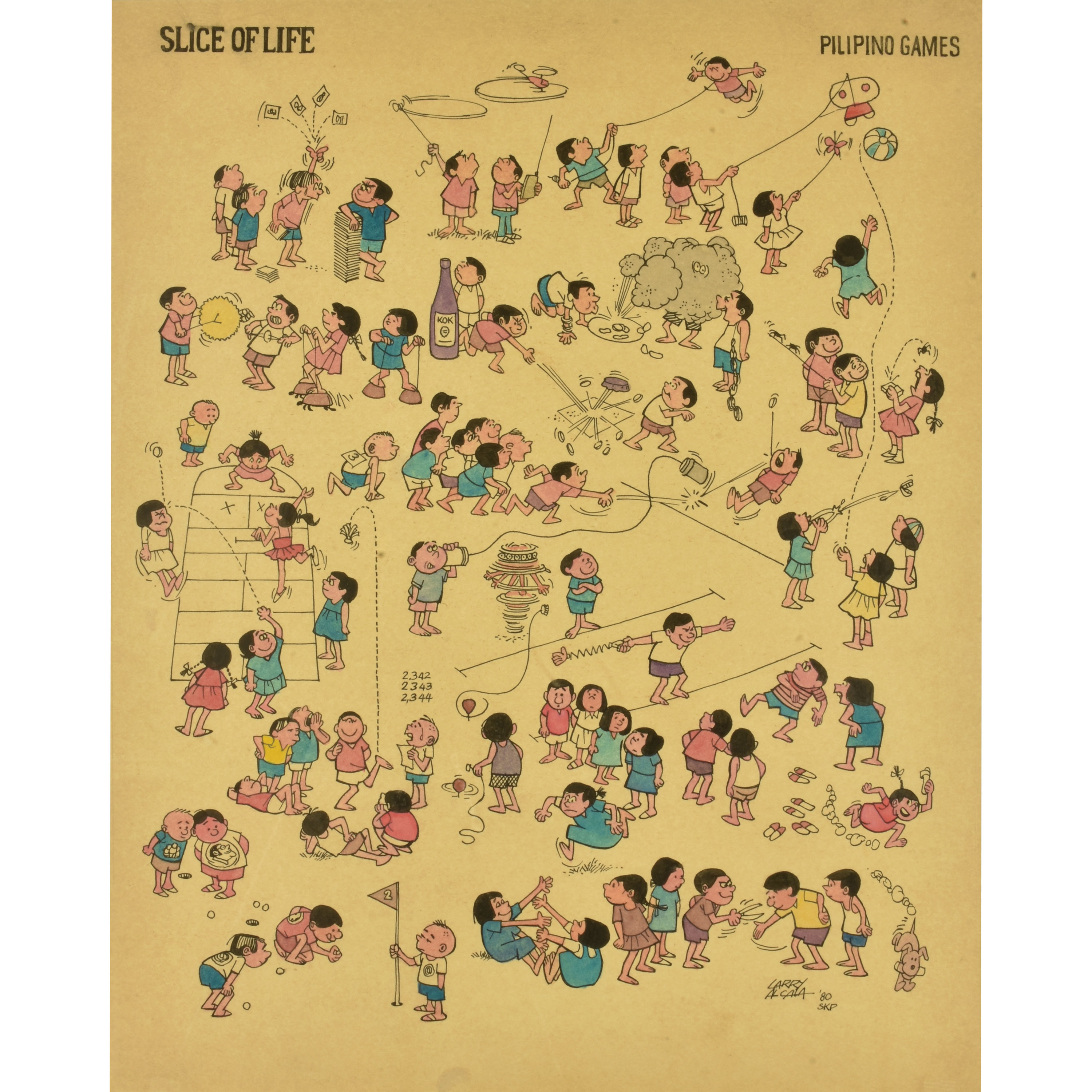 Larry Alcala (1926 - 2002) - Slice of Life