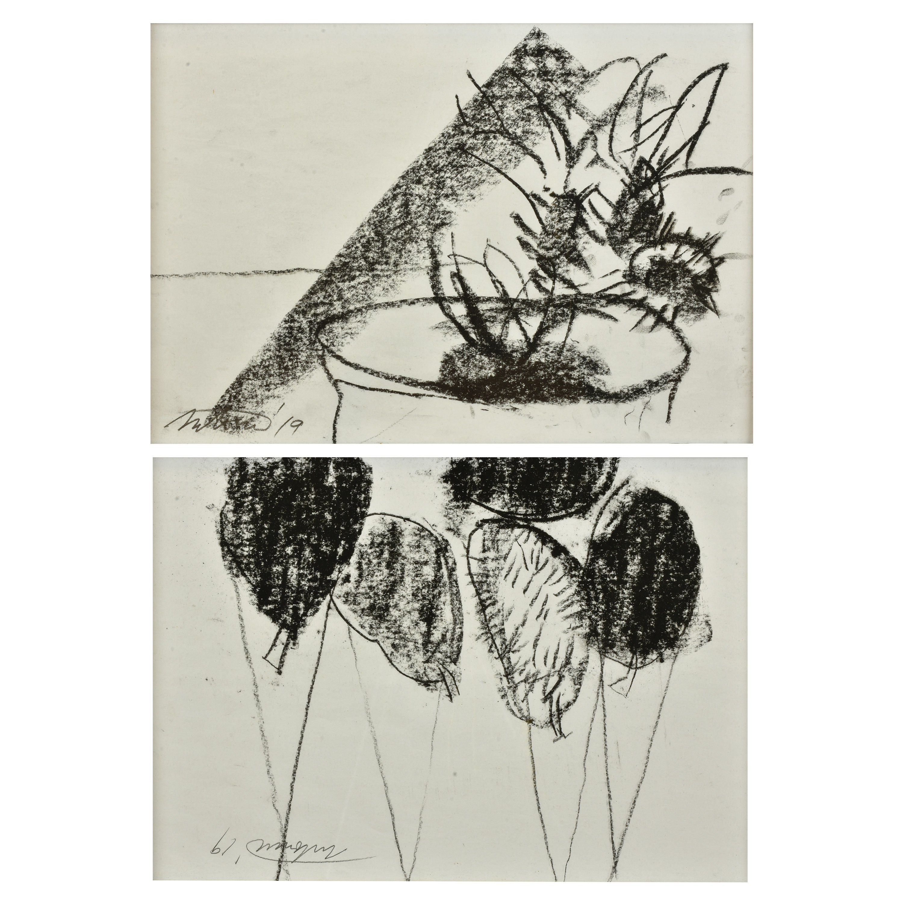 Angelito Antonio (b. 1939) - A pair of untitled works on paper