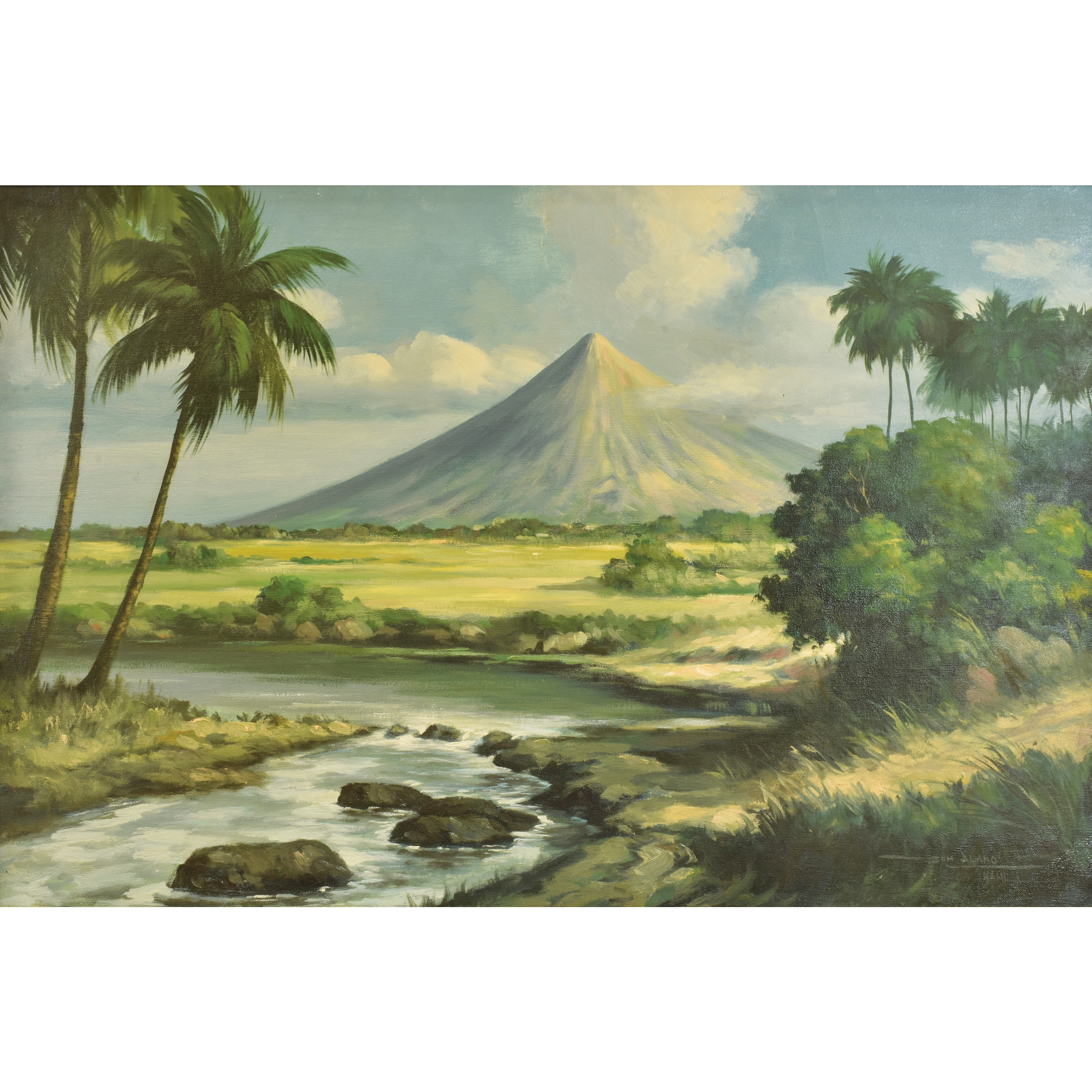 Ben Alano (1920 - 1991) - Untitled (Landscape)