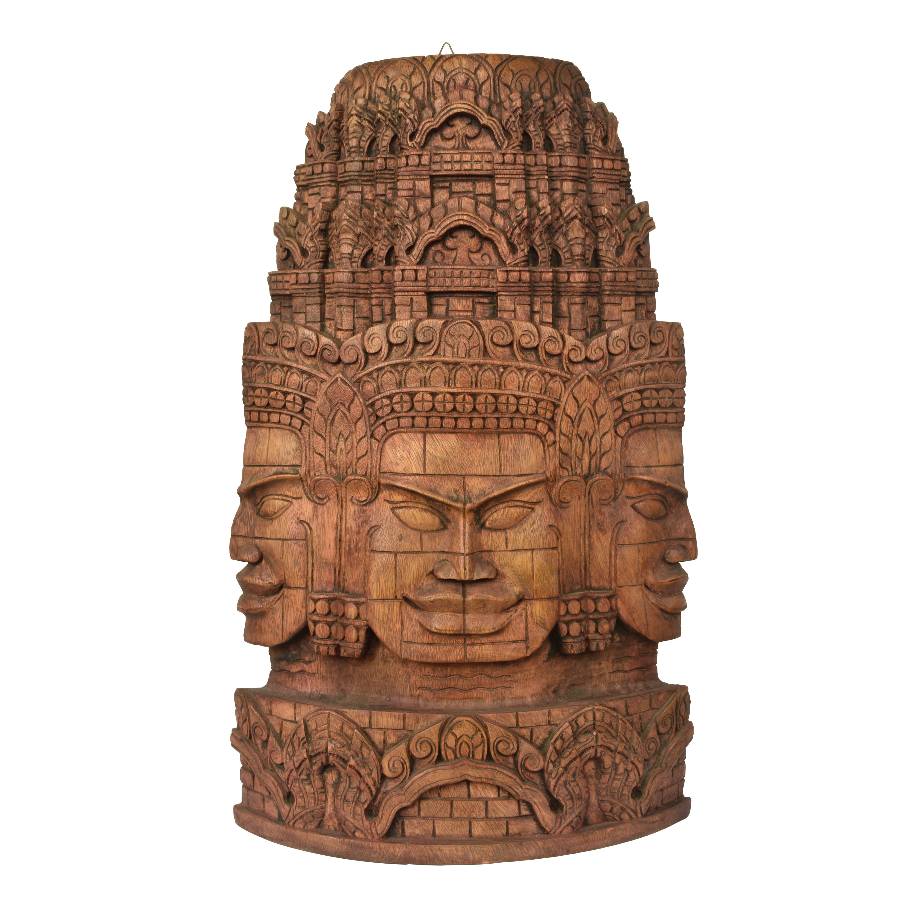 - A Cambodian wood carving in the Bayon style