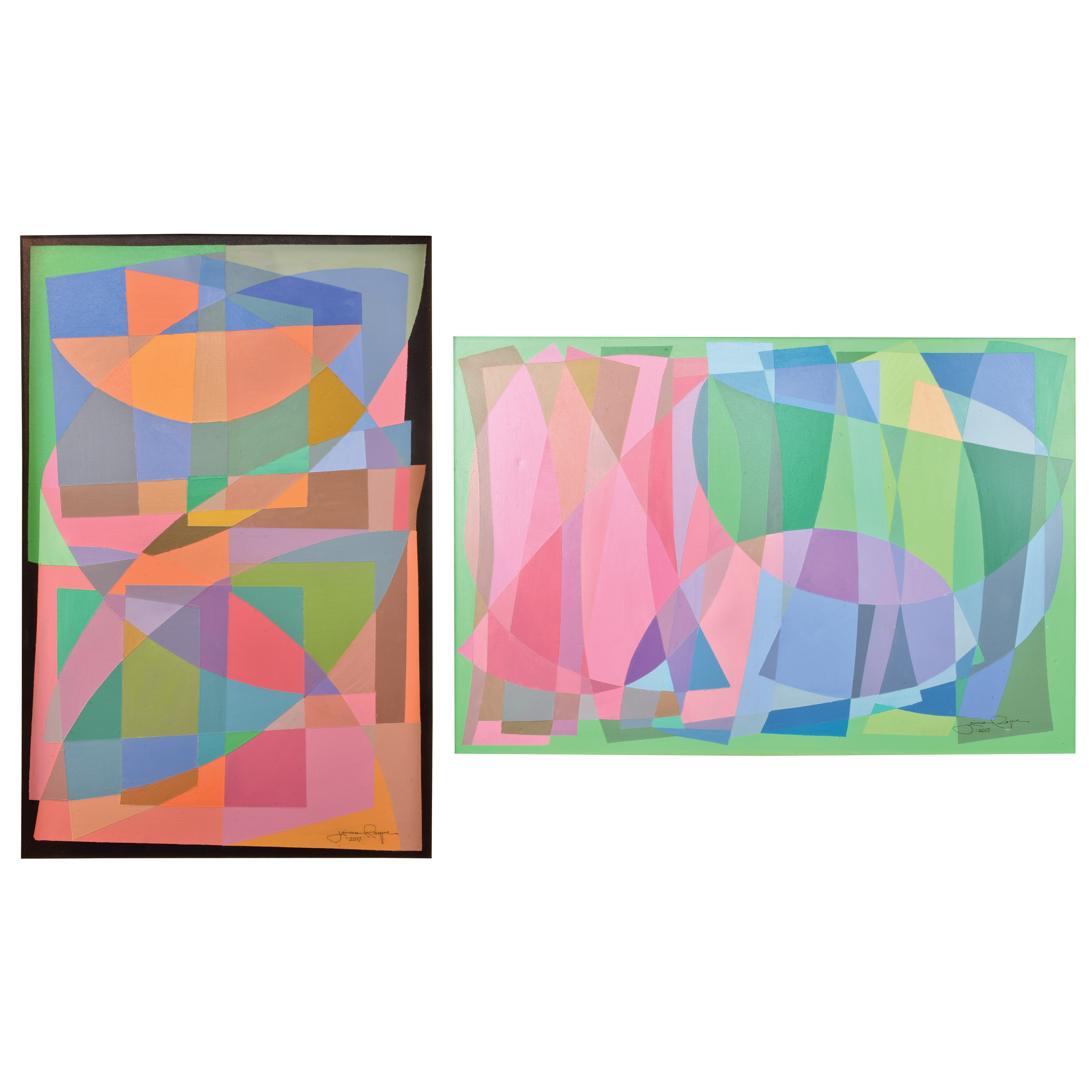 Jaime Roque (b. 1947) - Abstract 9 / Abstract 12