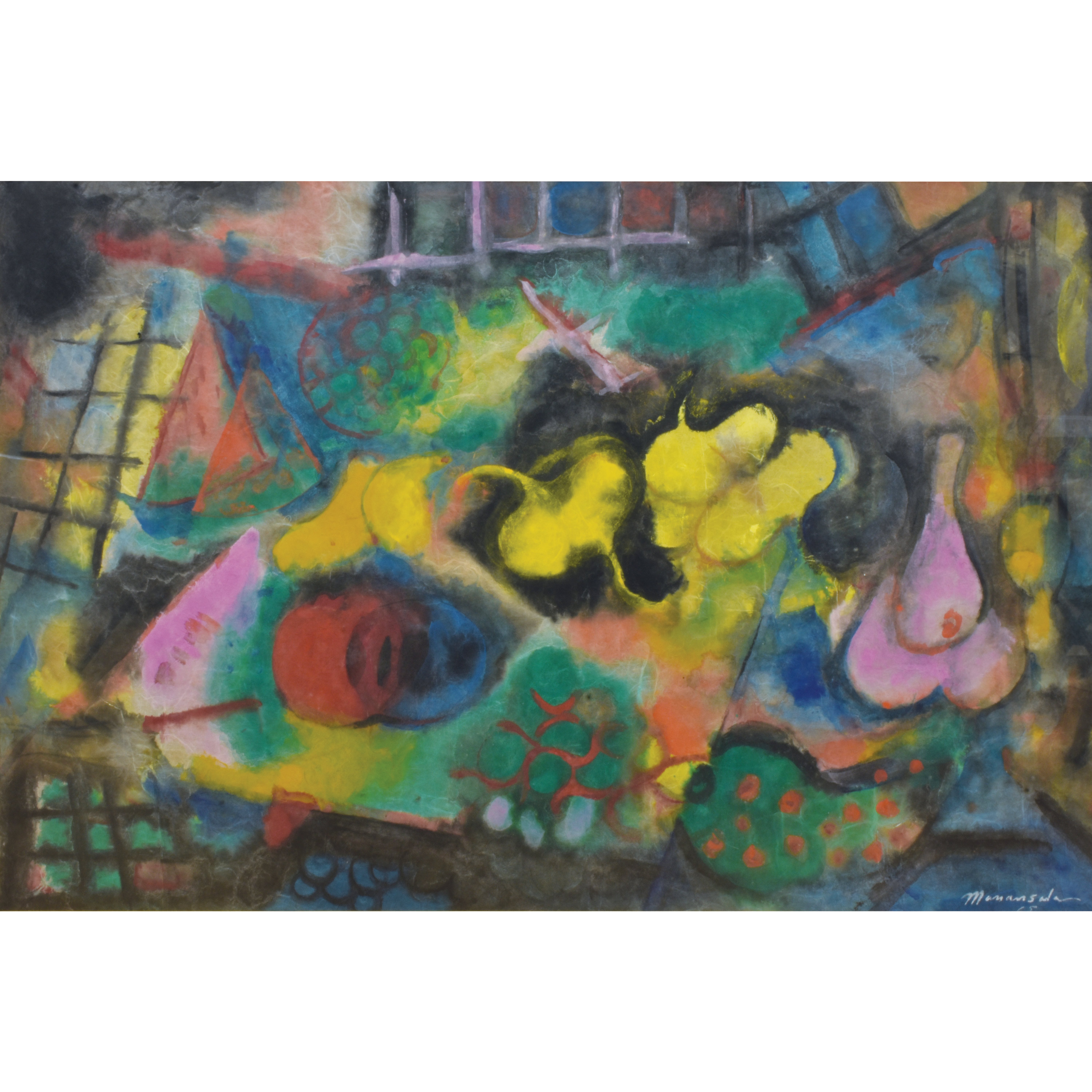 Vicente Manansala (1910 - 1981) - Untitled (Still Life with Fruits)