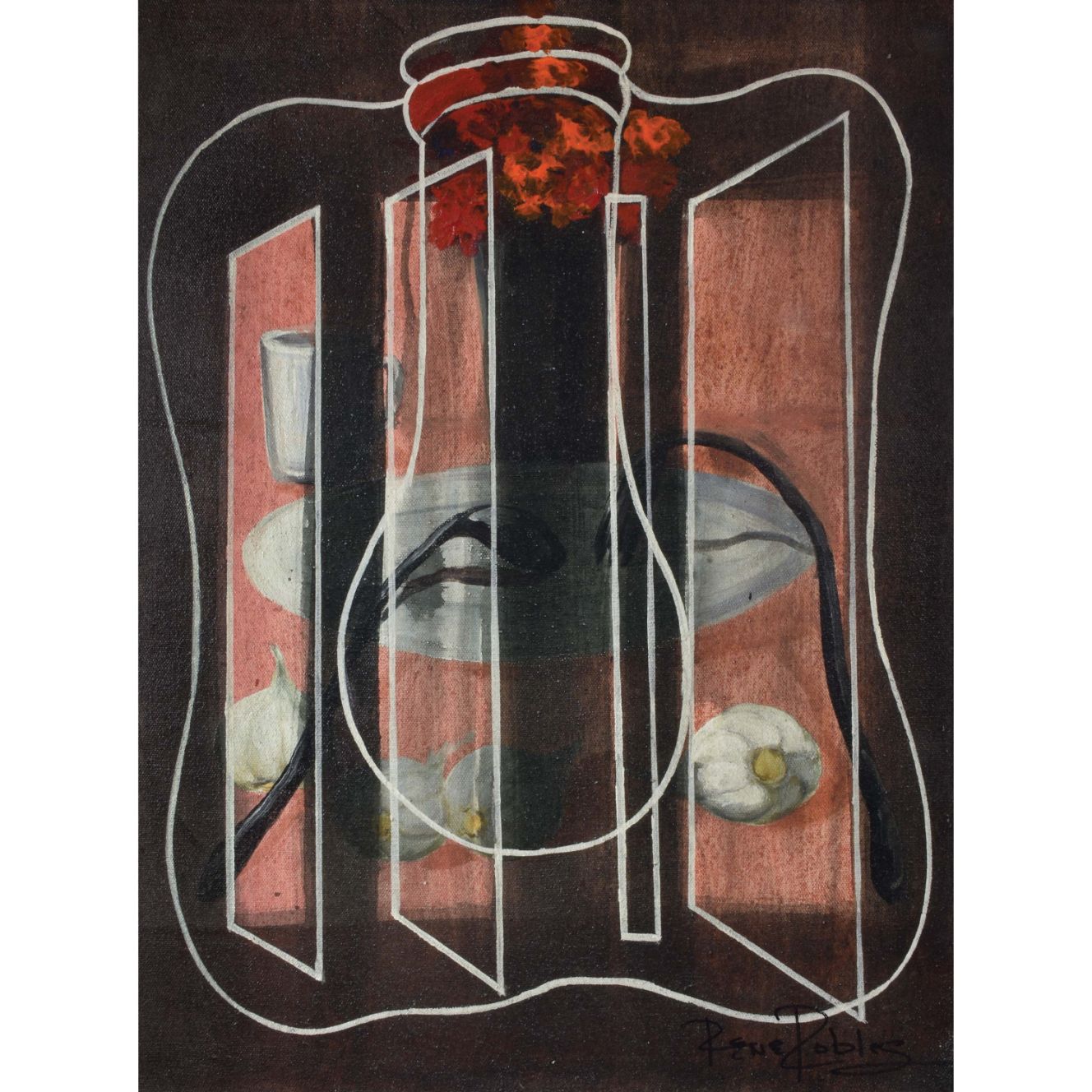 Rene Robles (b. 1950) - Untitled (Assertionism)