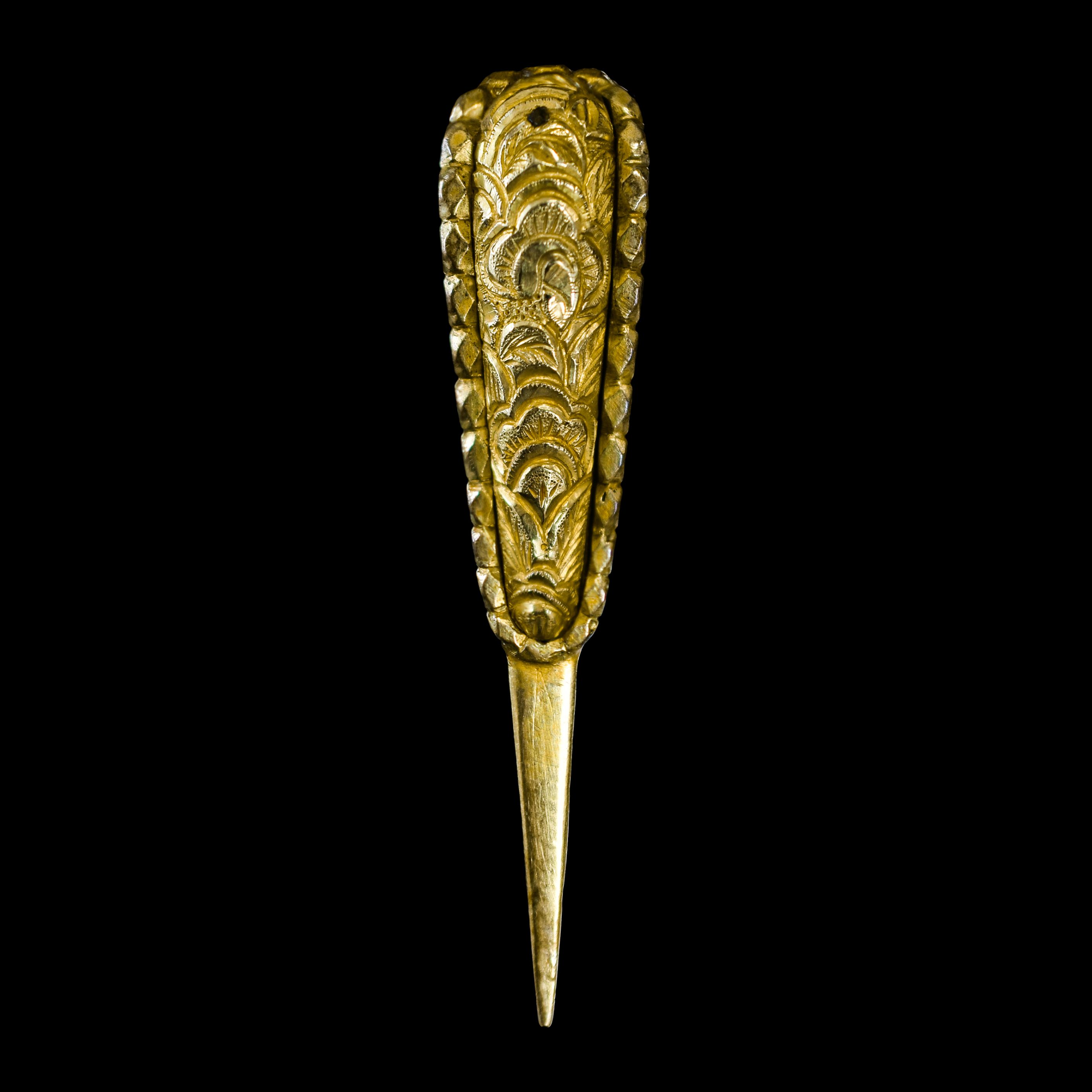 - A 19th century Filipiniana gold hair pin