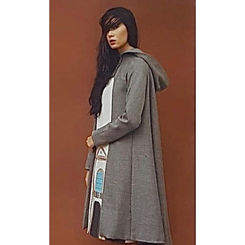 Jojie Lloren - A Rodolfo Ragodon-inspired herringbone hooded suiting ...