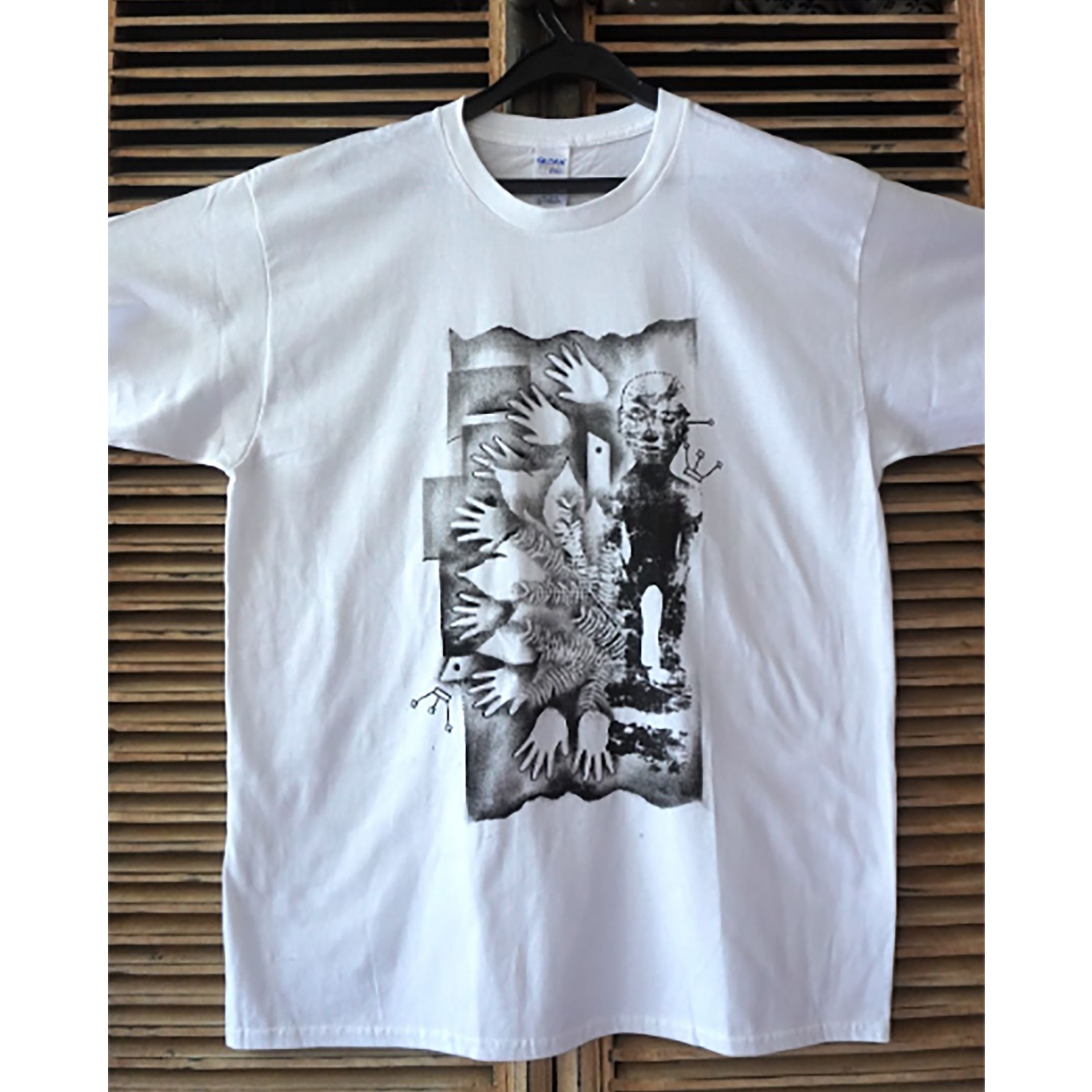 Randy Gawwi - A hand painted textile paint on 100% pure cotton shirt