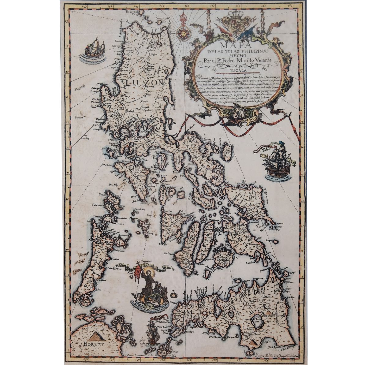 - A reproduction of the Murillo-Velarde map