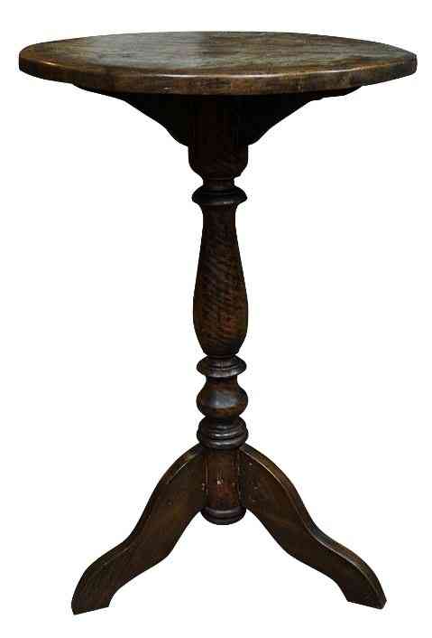 A wooden tripod table, Philippines