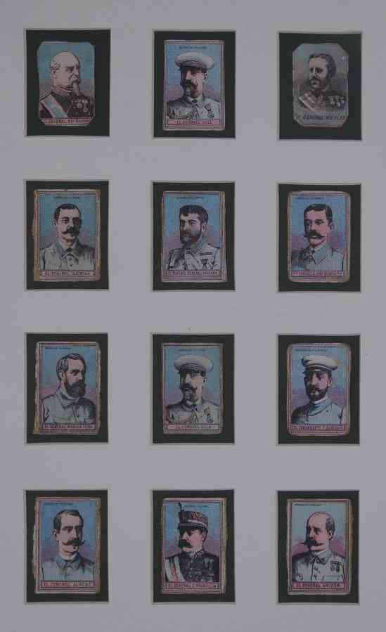 A 30 piece collection of match boxes in two frames